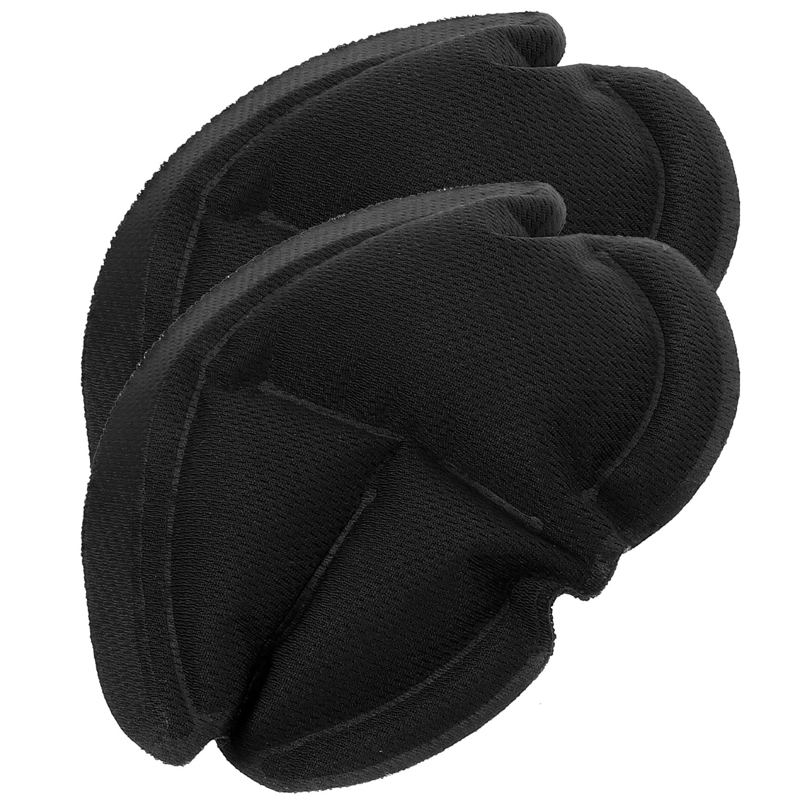 PAMINGONO 1Pair Inflatable Polyester Bra Cups Inserts Adjustable Black ...