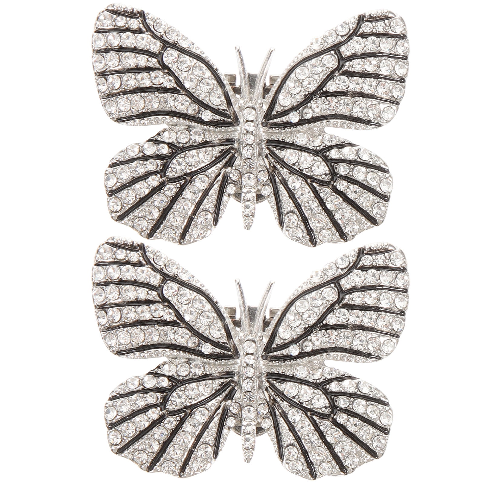 PAMINGONO 1 Pair Elegant Shoe Clips For Women In Black Colors As ...