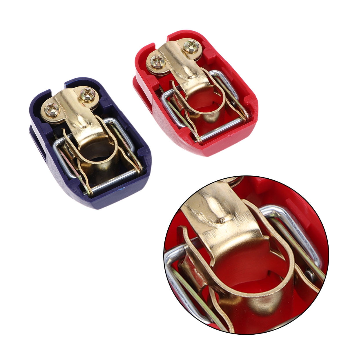 PAMINGONO 1 Pair Terminal Clamp Copper Plastic Heavy Duty Terminals ...