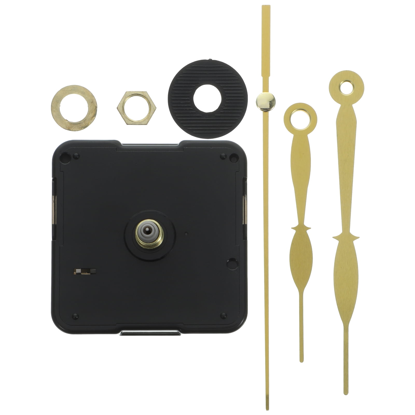 PAMINGONO 1 Set Clock Parts Wall Clock Mechanism Black Gold Silent ...