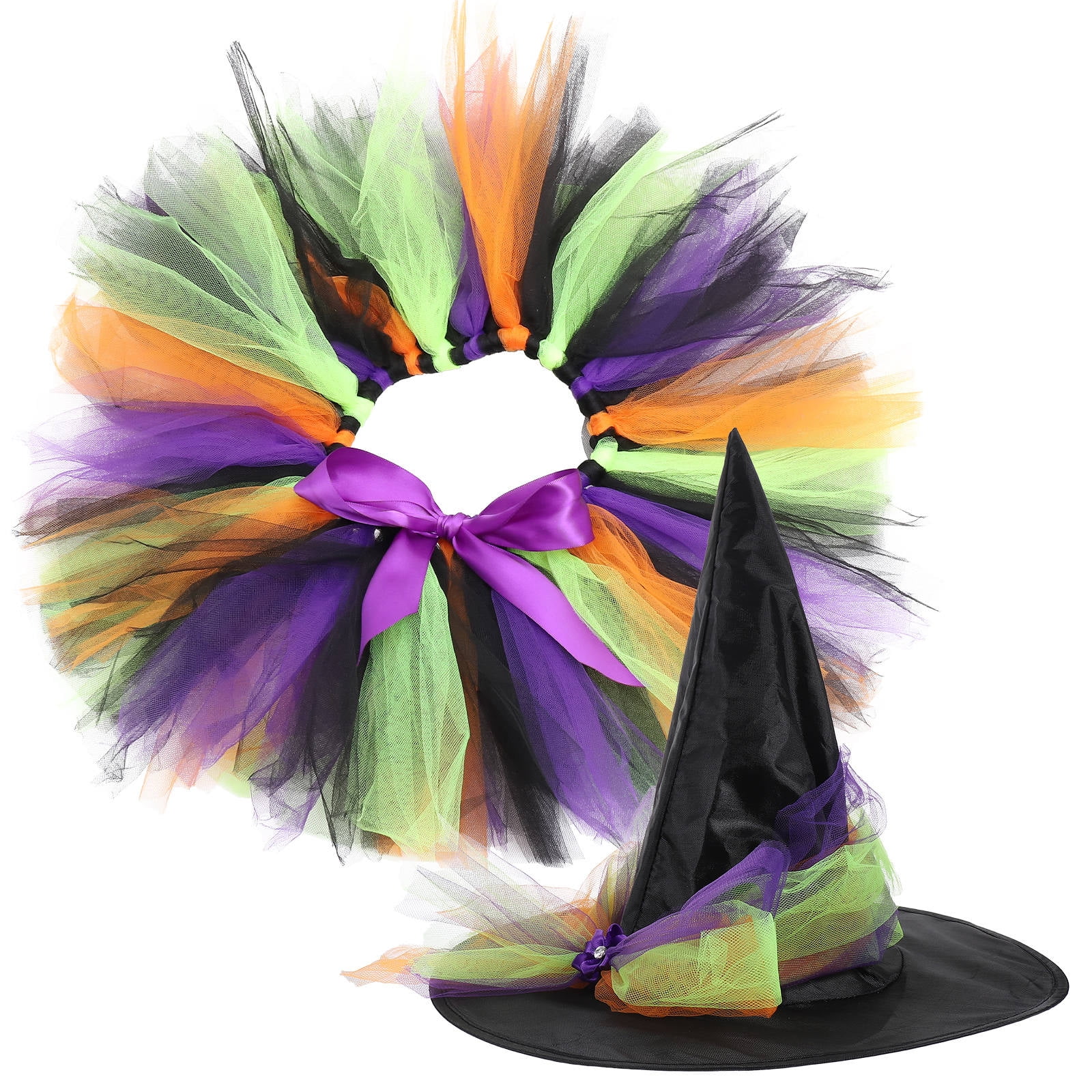 PAMINGONO Kids Witch Skirt Set Assorted Color 1 Set S 31-35in Polyester ...