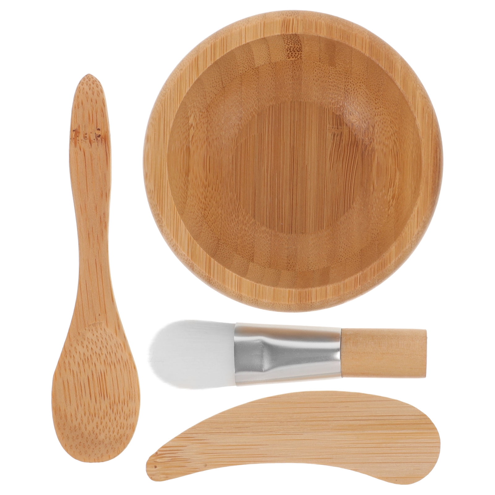 PAMINGONO 1 Set Face Mask Making Kit Assorted Color Round Storage ...