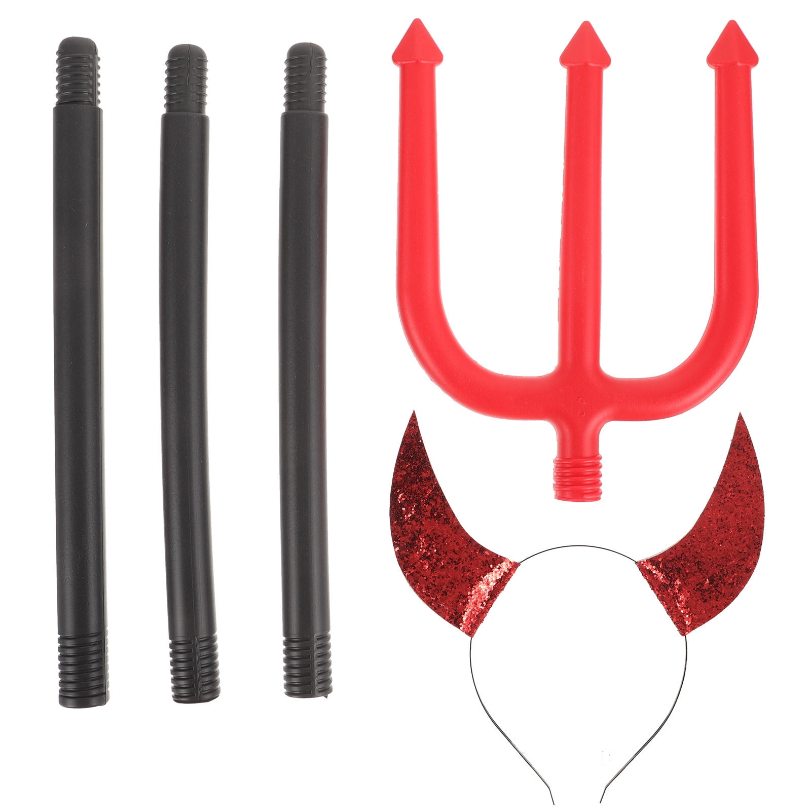 PAMINGONO Hair Hoop Devil Fork Costume Accessory 1 Set 8.7x7.9x0.1in ...