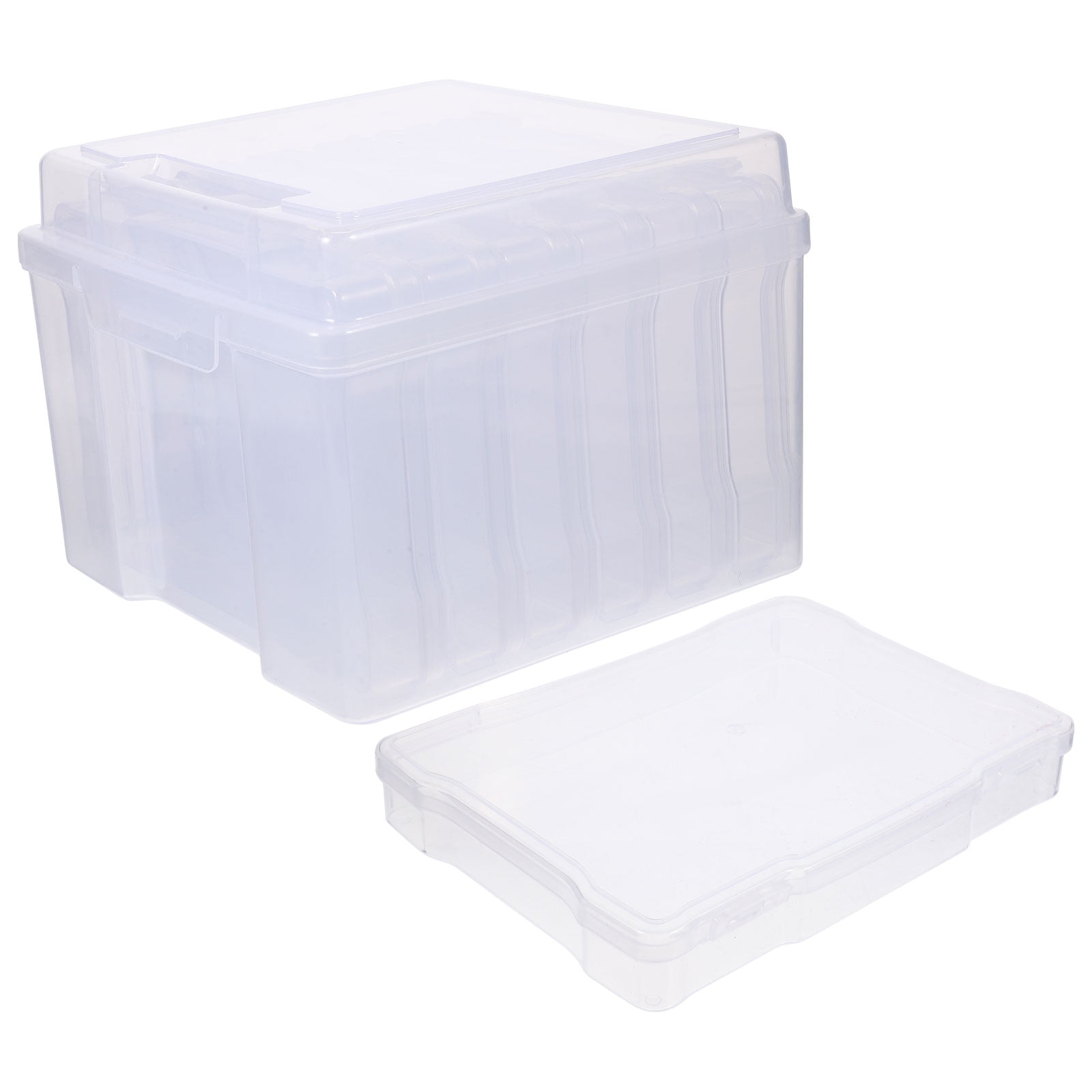 PAMINGONO 1 Set Photo Storage Containers Rectangular for Managing ...