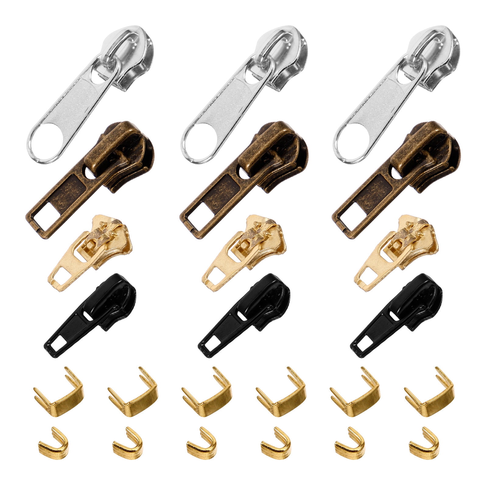 PAMINGONO 1 Set Zipper Pull Tab Replacement Kit For Clothing Backpacks ...