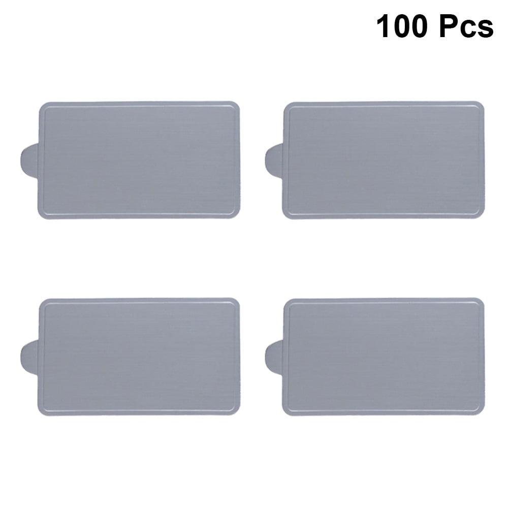 PAMINGONO 100Pcs Cake Display Tray Silver Cardboard Cake Base Board for ...