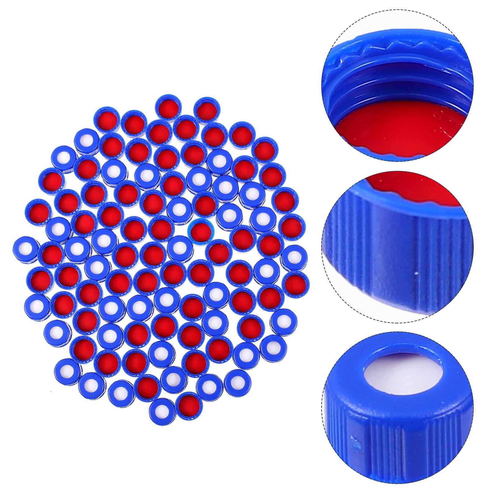 PAMINGONO Bottle Lids Practical Bottle Covers Plastic 100Pcs 0.4X0.4X0 ...