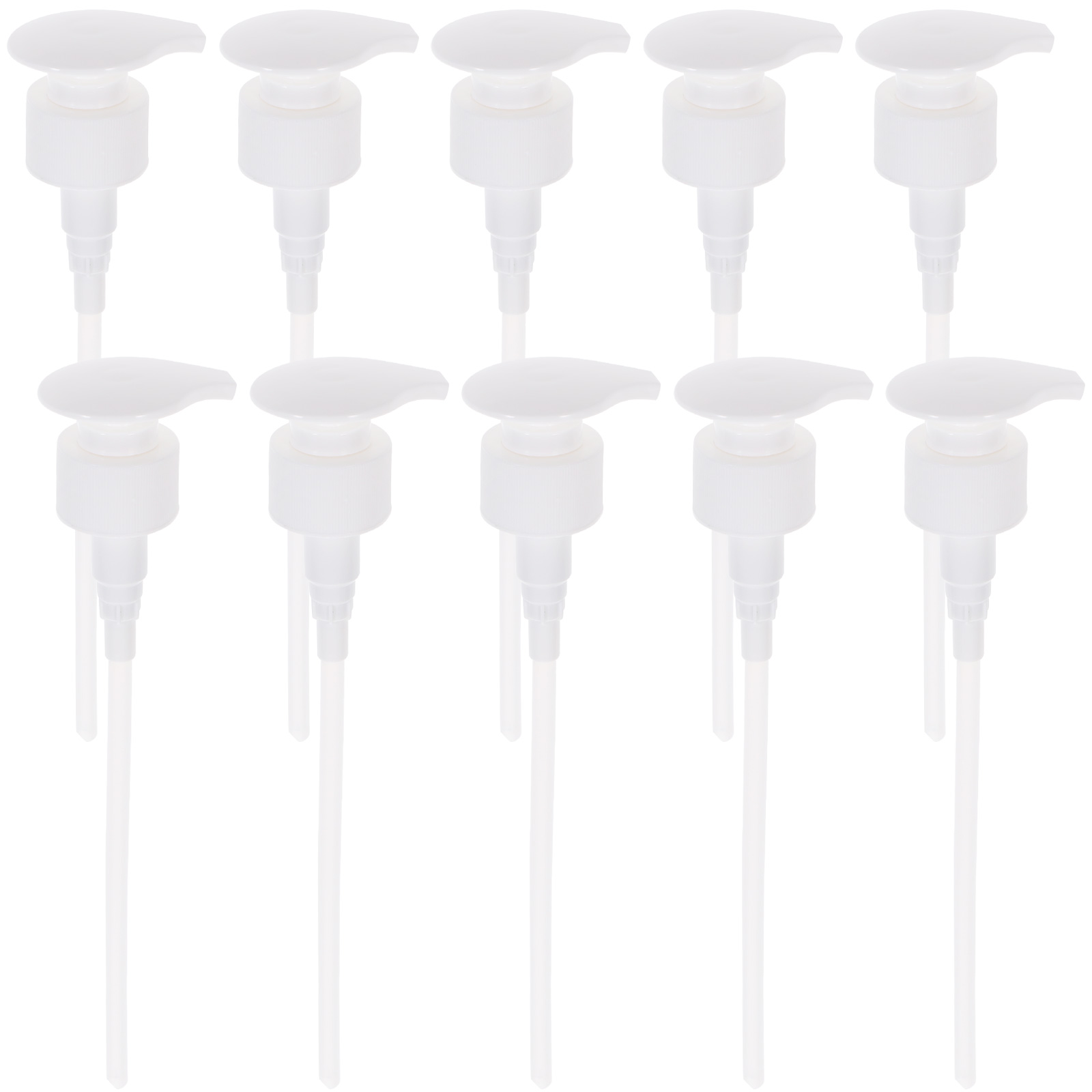 PAMINGONO 10Pcs Bathroom Soap Dispenser Pump Cylindrical Shape with ...