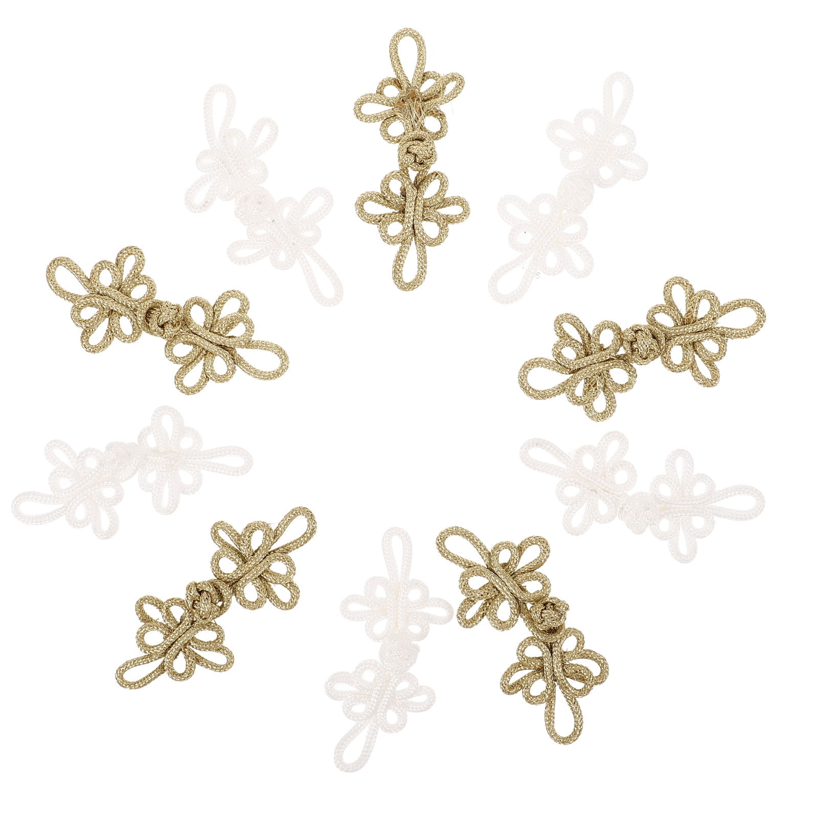 PAMINGONO 10Pcs Chinese Style Knot Buttons Retro Round Shape for Toggle ...