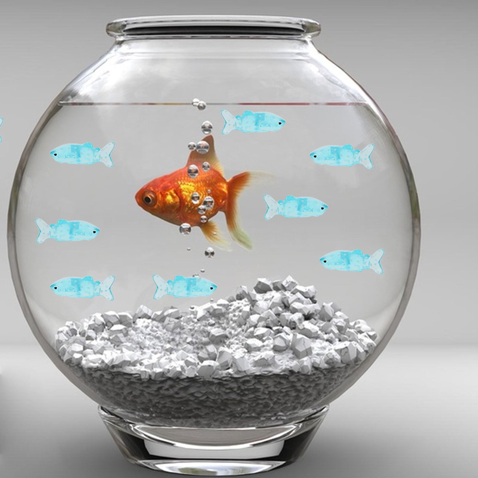 PAMINGONO Tiny Miniature Whales Sky-Blue Resin 10Pcs 1.1X0.5X0.3In ...