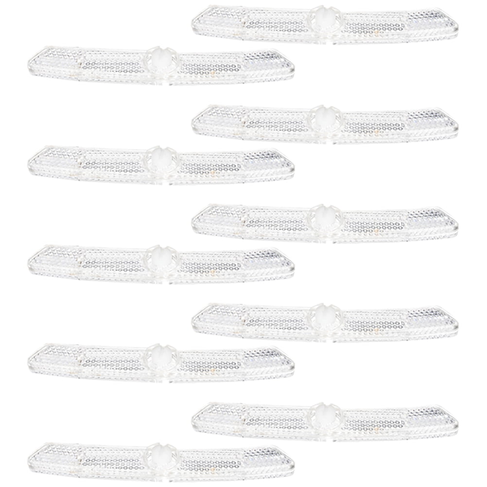 PAMINGONO 10Pcs Premium Plastic Reflectors for Bike Spokes and Road ...
