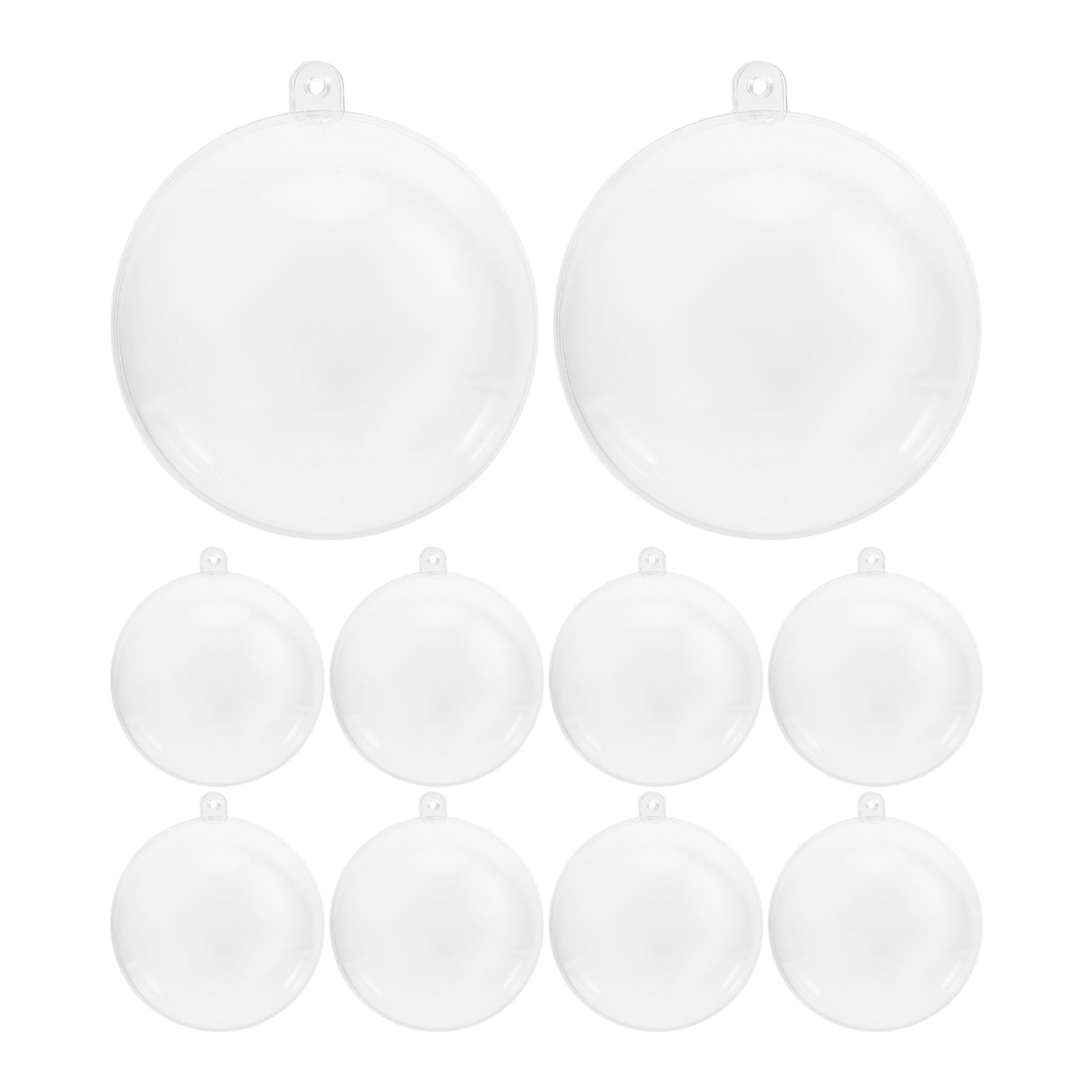 PAMINGONO DIY Project 10pcs Transparent Fillable Sphere Ornaments for ...