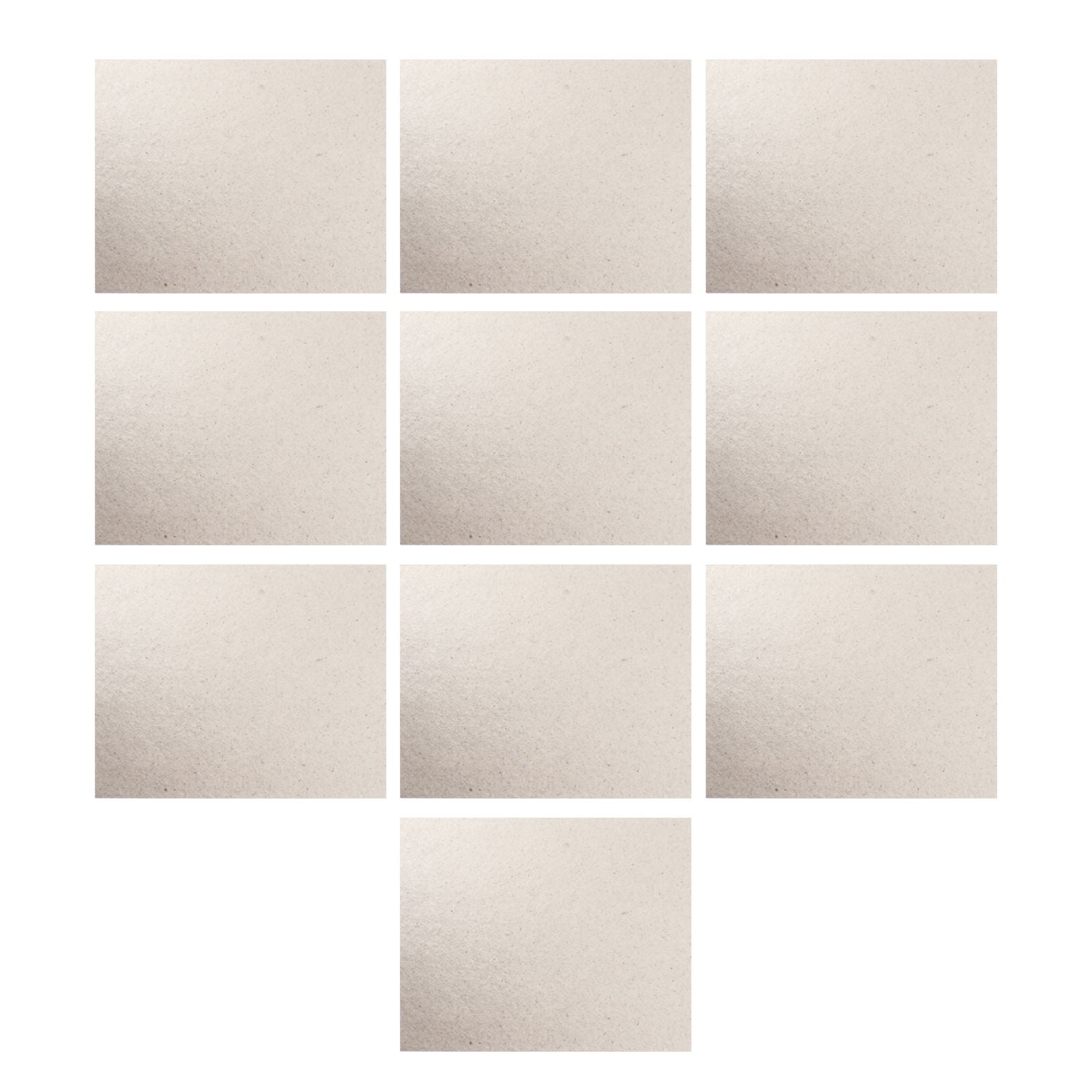 PAMINGONO 10Set Mica Sheet Square Silver for Microwave Plate ...