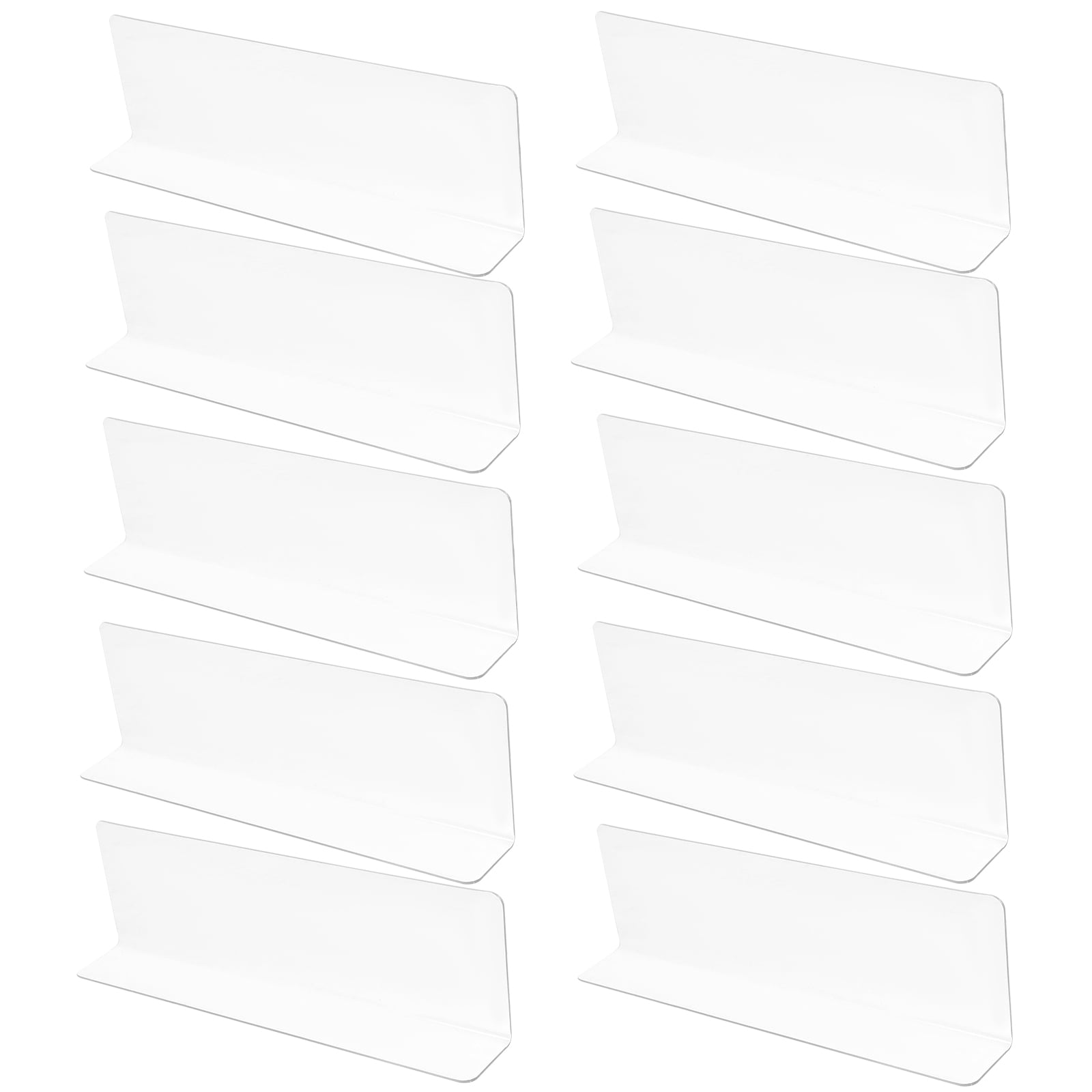 PAMINGONO 10Set Plastic Shelf Dividers Fitted For Closet Organization Transparent PVC - Walmart.com