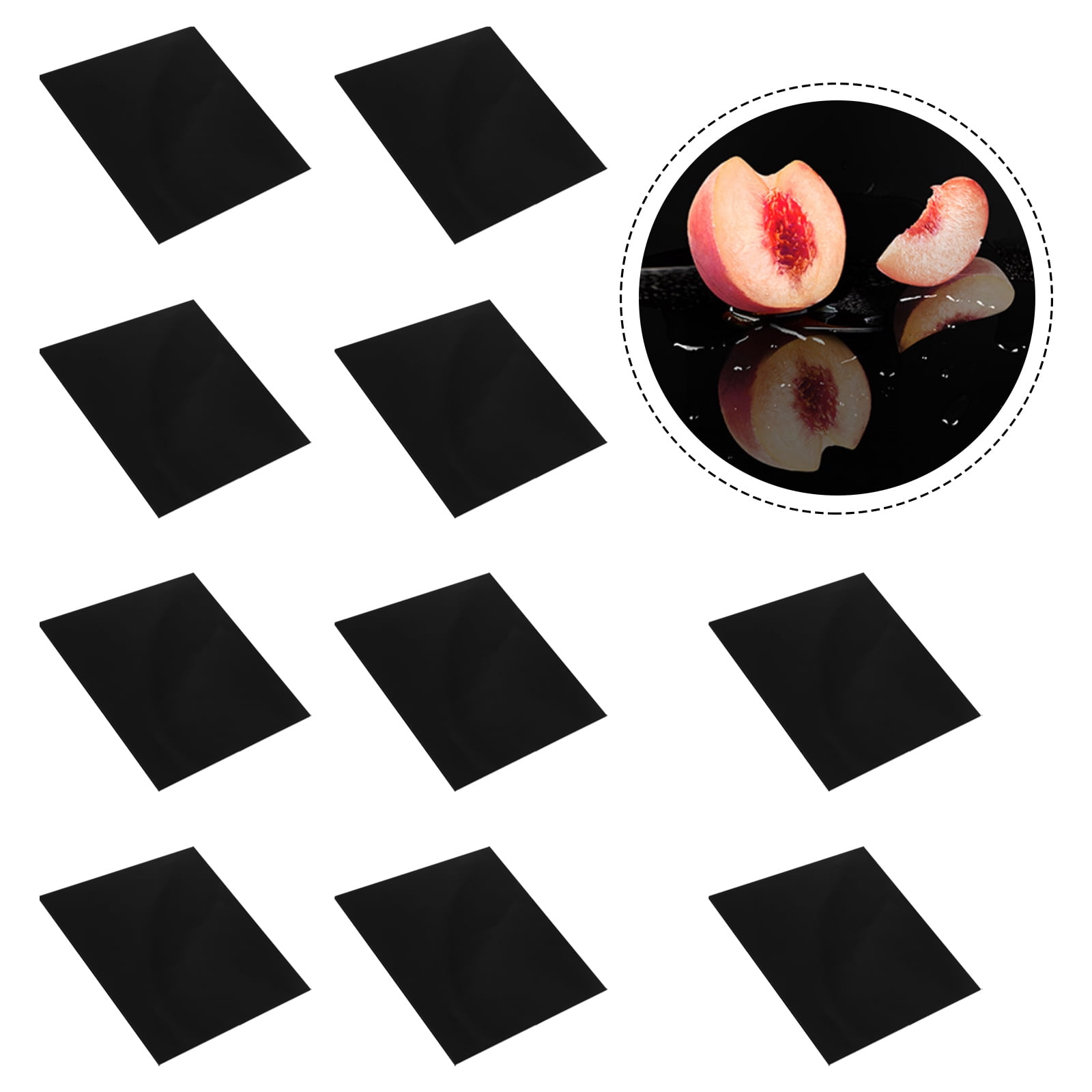 PAMINGONO re Acrylic Sheets 10Set Black Plastic Board for DIY ...