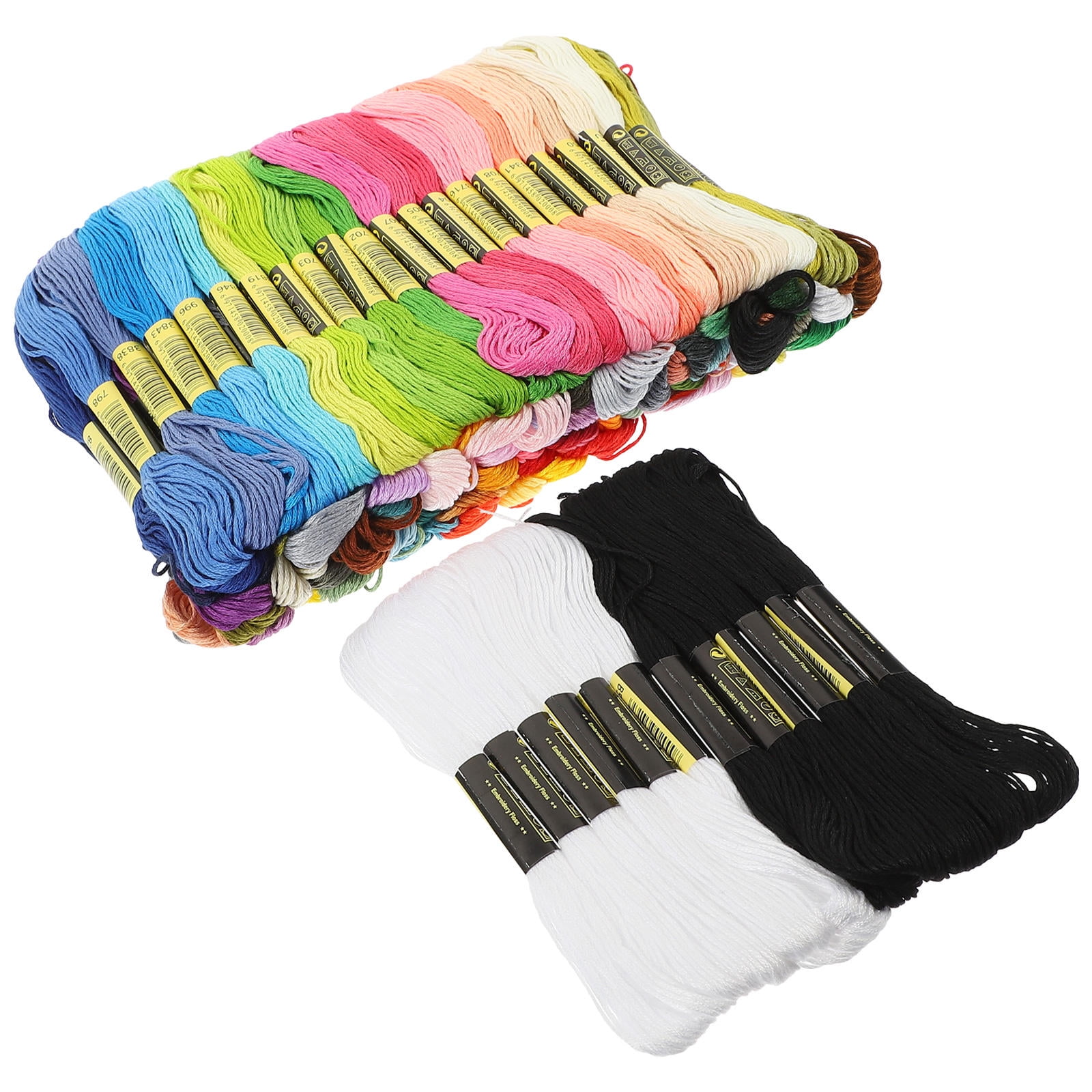 PAMINGONO 124Pcs Cotton Sewing Thread for Embroidery and Handcrafts in ...