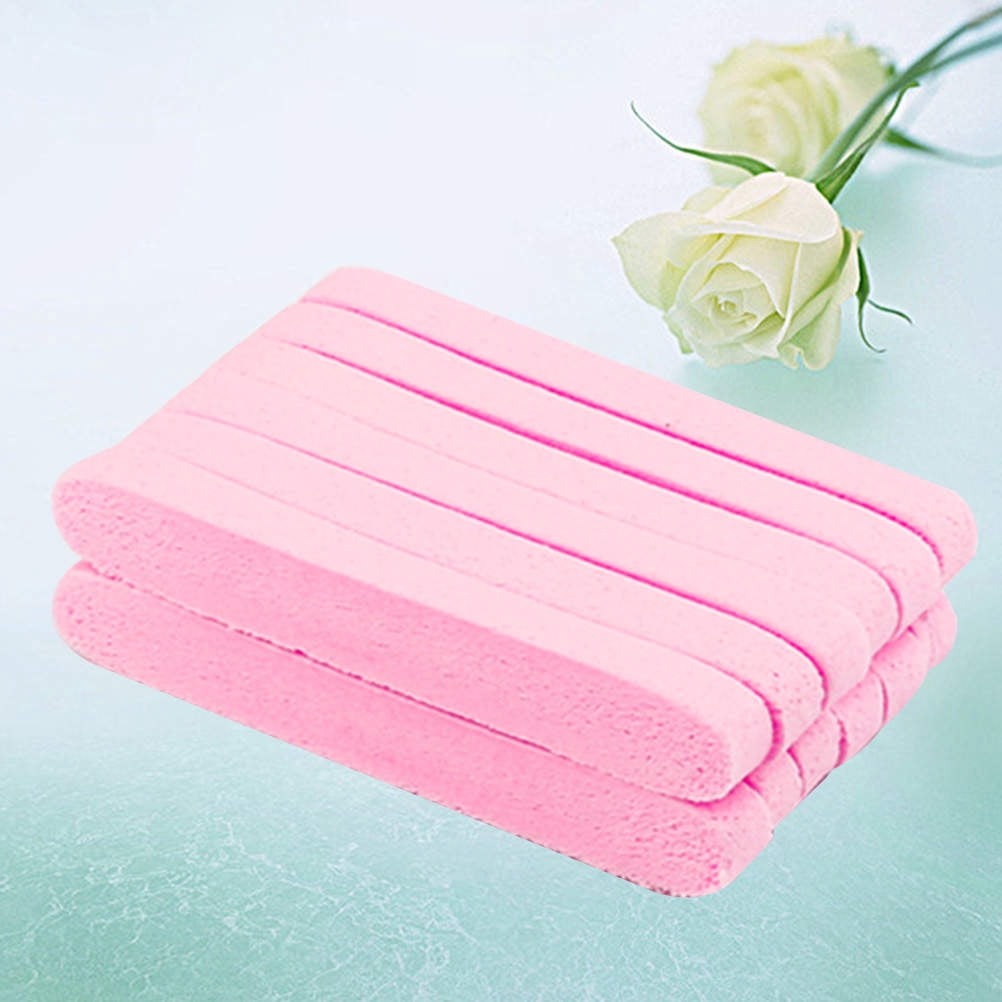 PAMINGONO 12Pack Face Wash Sponges for Cleansing Pink for Daily Use and ...