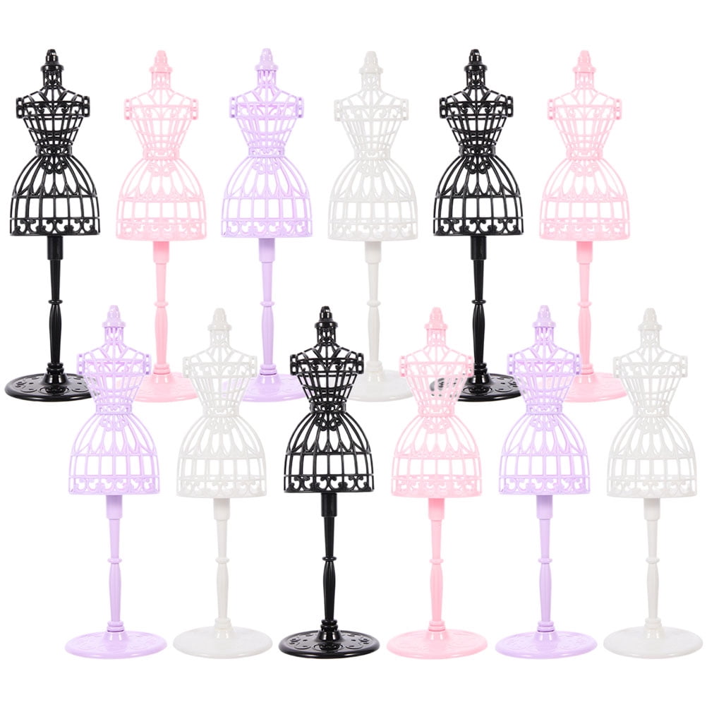 PAMINGONO Retail Mannequins Miniature Mannequin 12Pcs 8.3X2.6X2.6In ...
