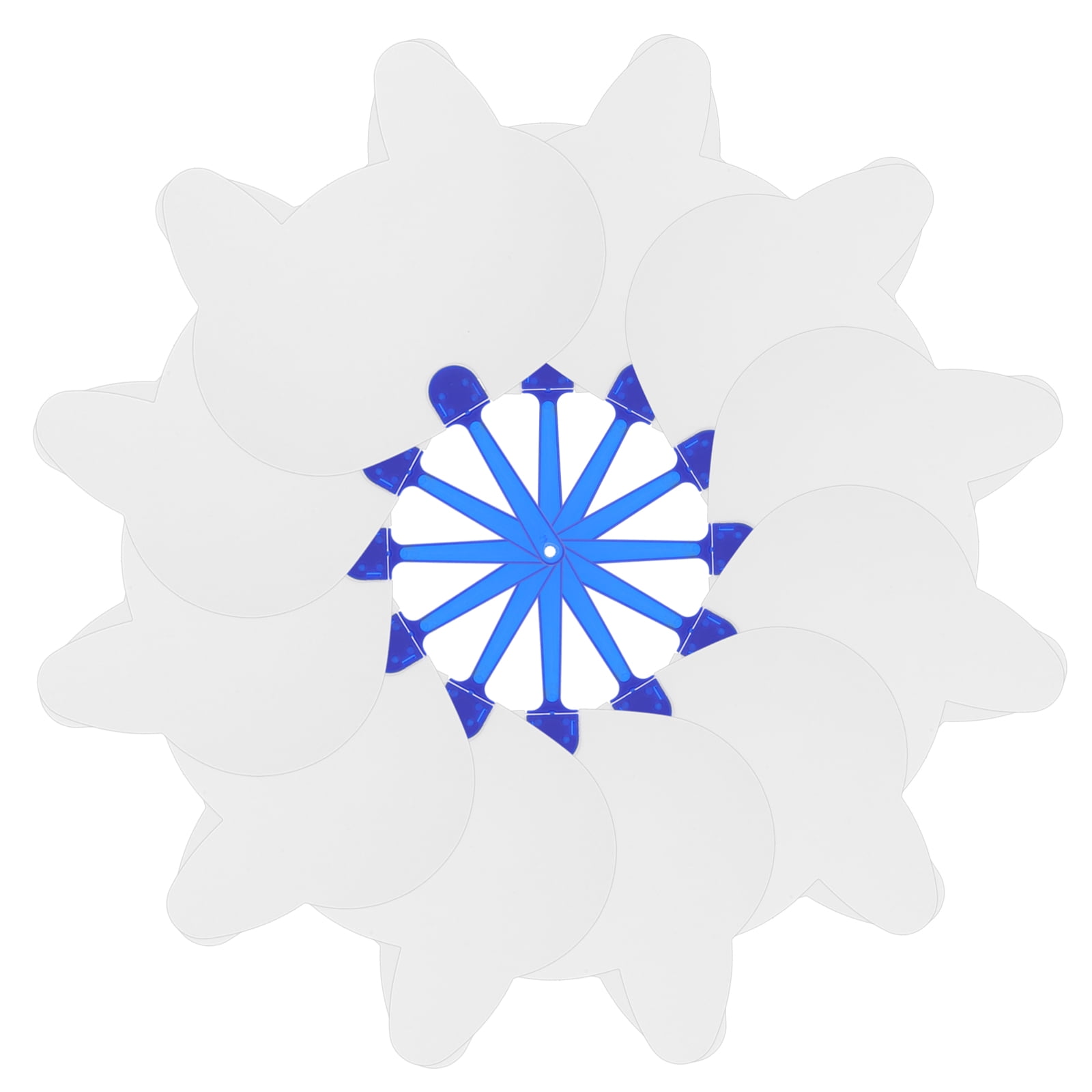 PAMINGONO 12Set Cartoon Style Blank Hand Fans for DIY and Graffiti ...