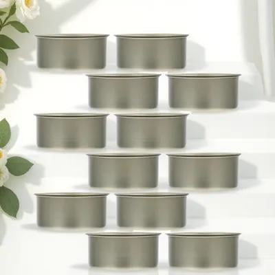 PAMINGONO 12pcs Round Cake Storage Tins with Assorted Colors and Good ...