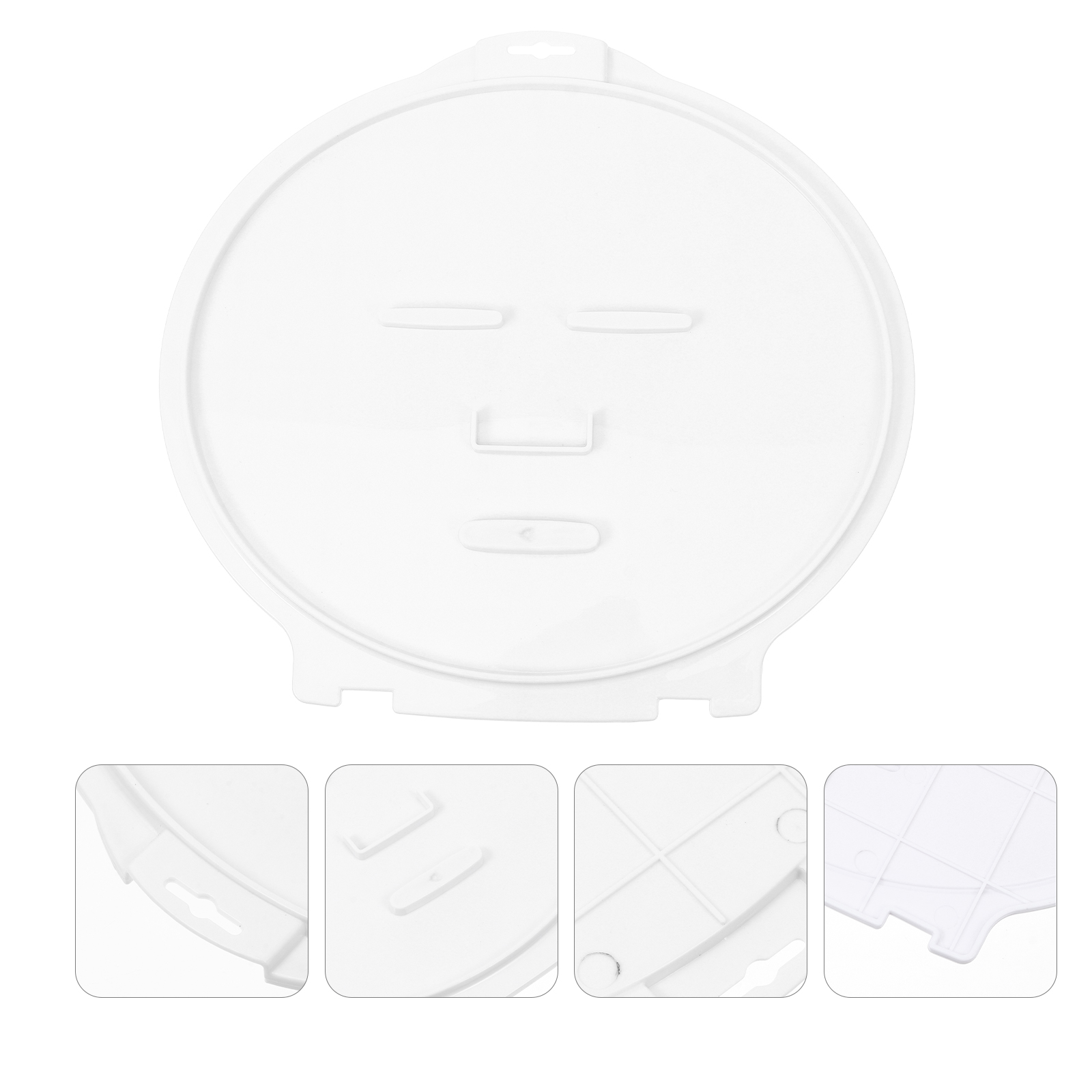 PAMINGONO 1Pack Abs Square Face Mud Mask Makers Mold Tray Plates for ...