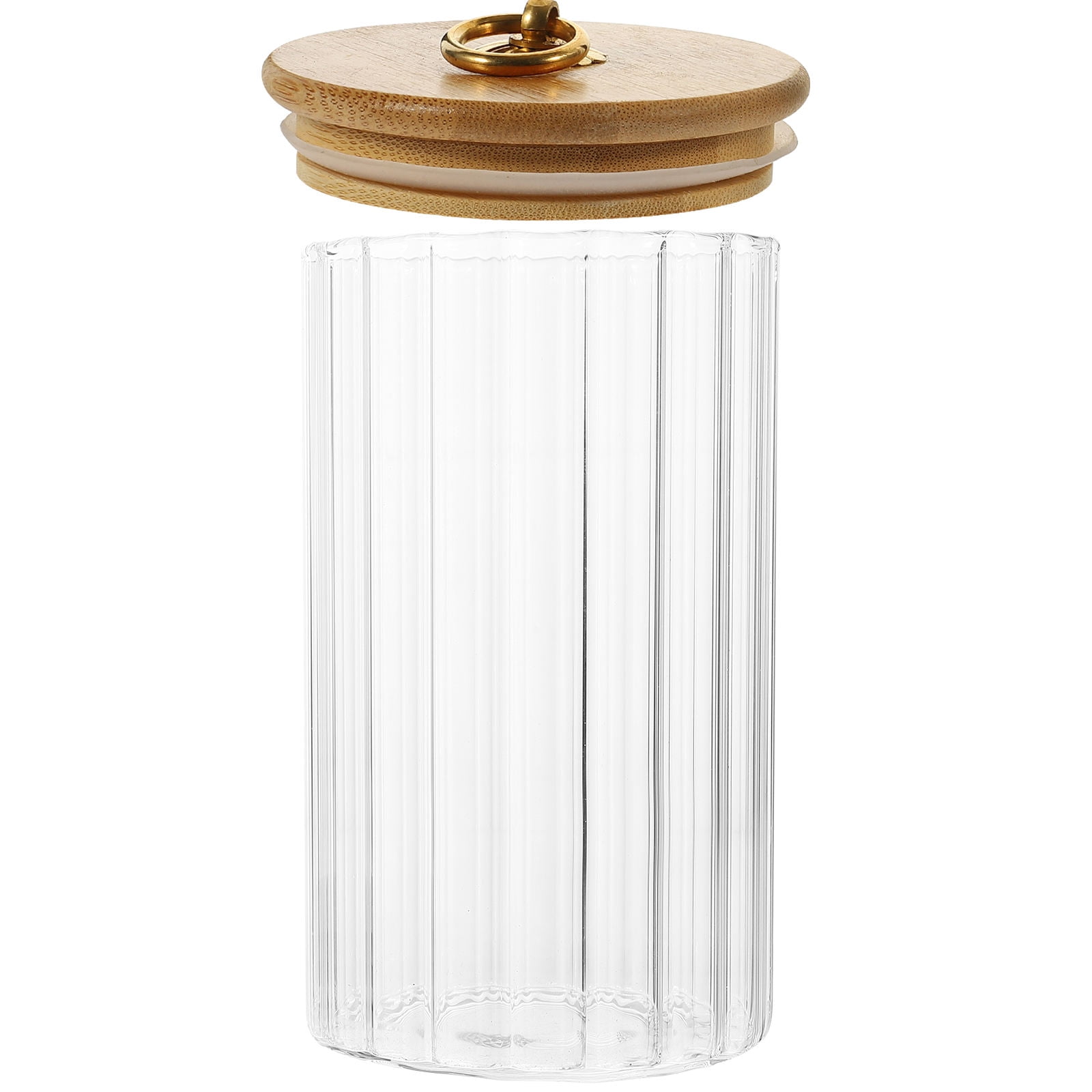 PAMINGONO Coffee Bean Canister Glass Canister Transparent 1Pack ...