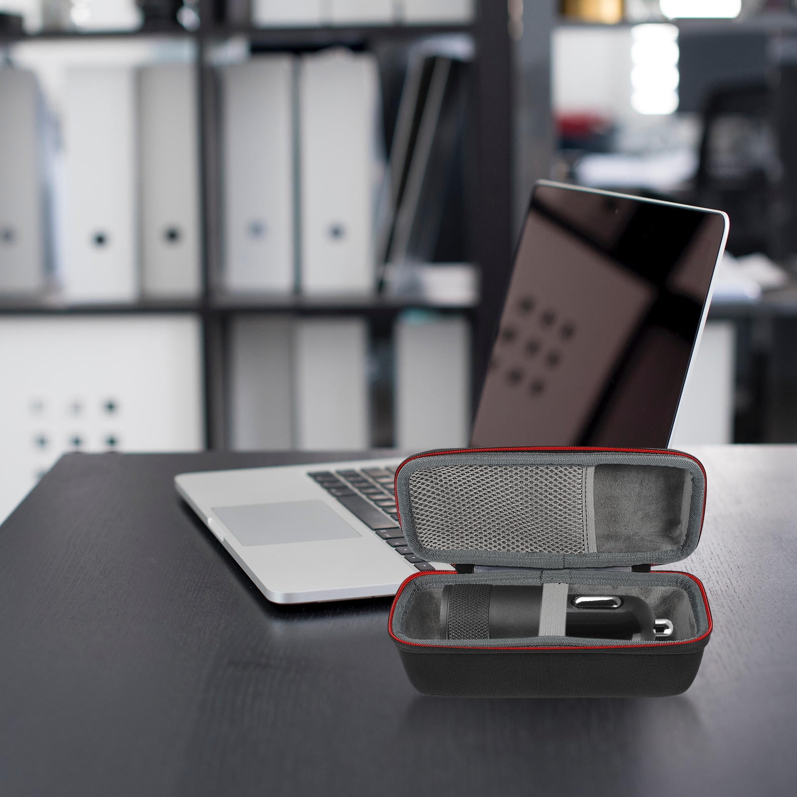 PAMINGONO Wireless Audio Storage Box Black Durable Eva Speaker ...