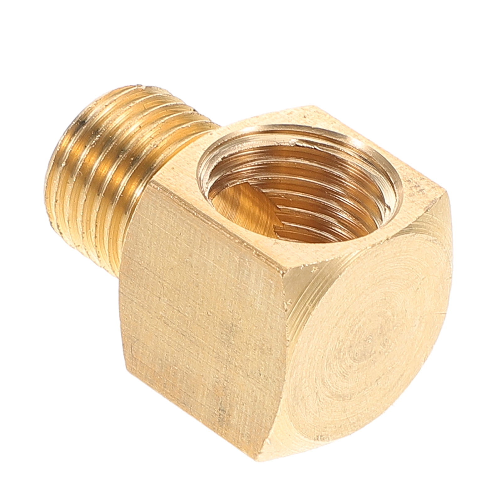 PAMINGONO 1Pack Brass Block Elbow for Oil Pipeline with Leakproof ...