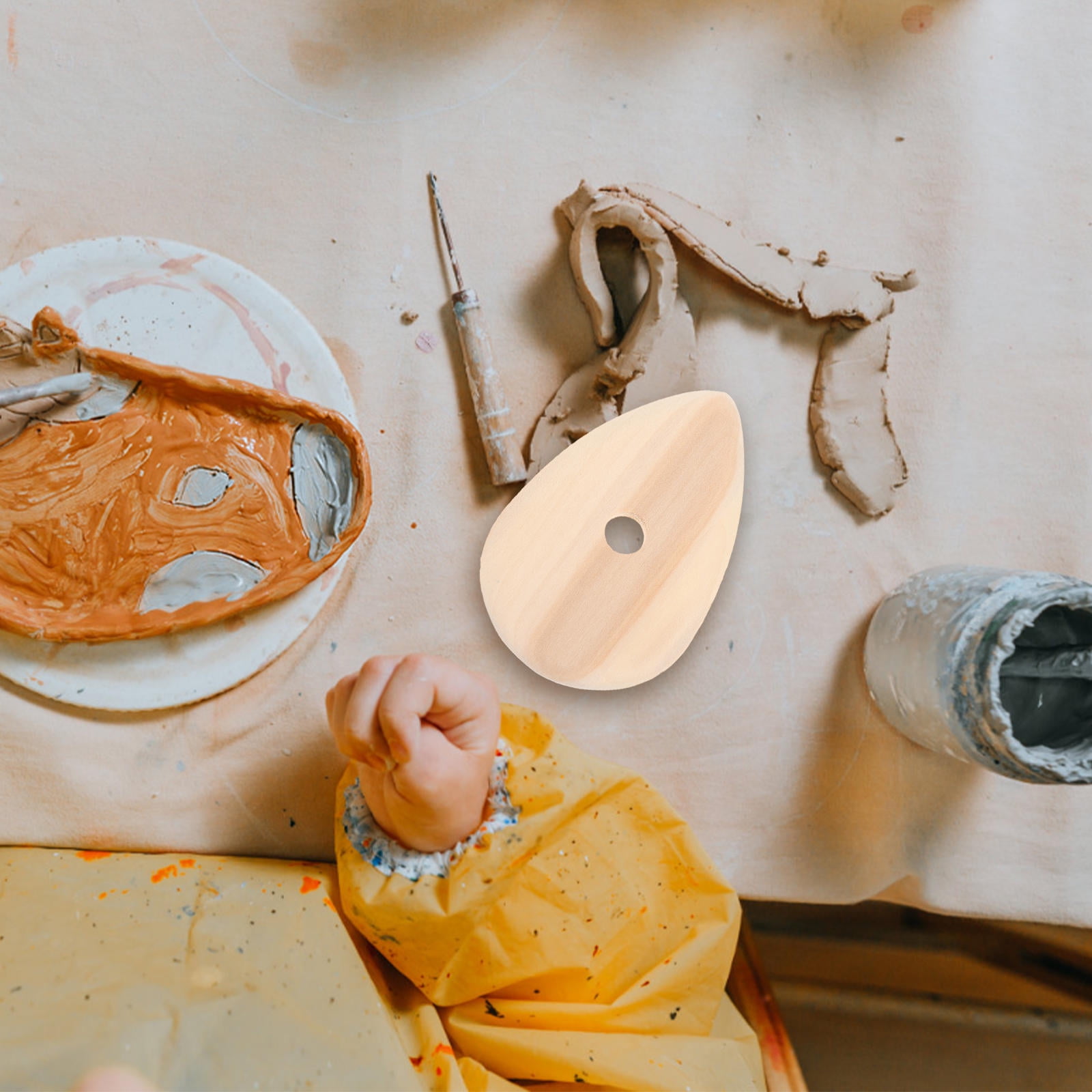 PAMINGONO 1Pack Clay Sculpture Tool for Sculpture Khaki Wood Carving ...