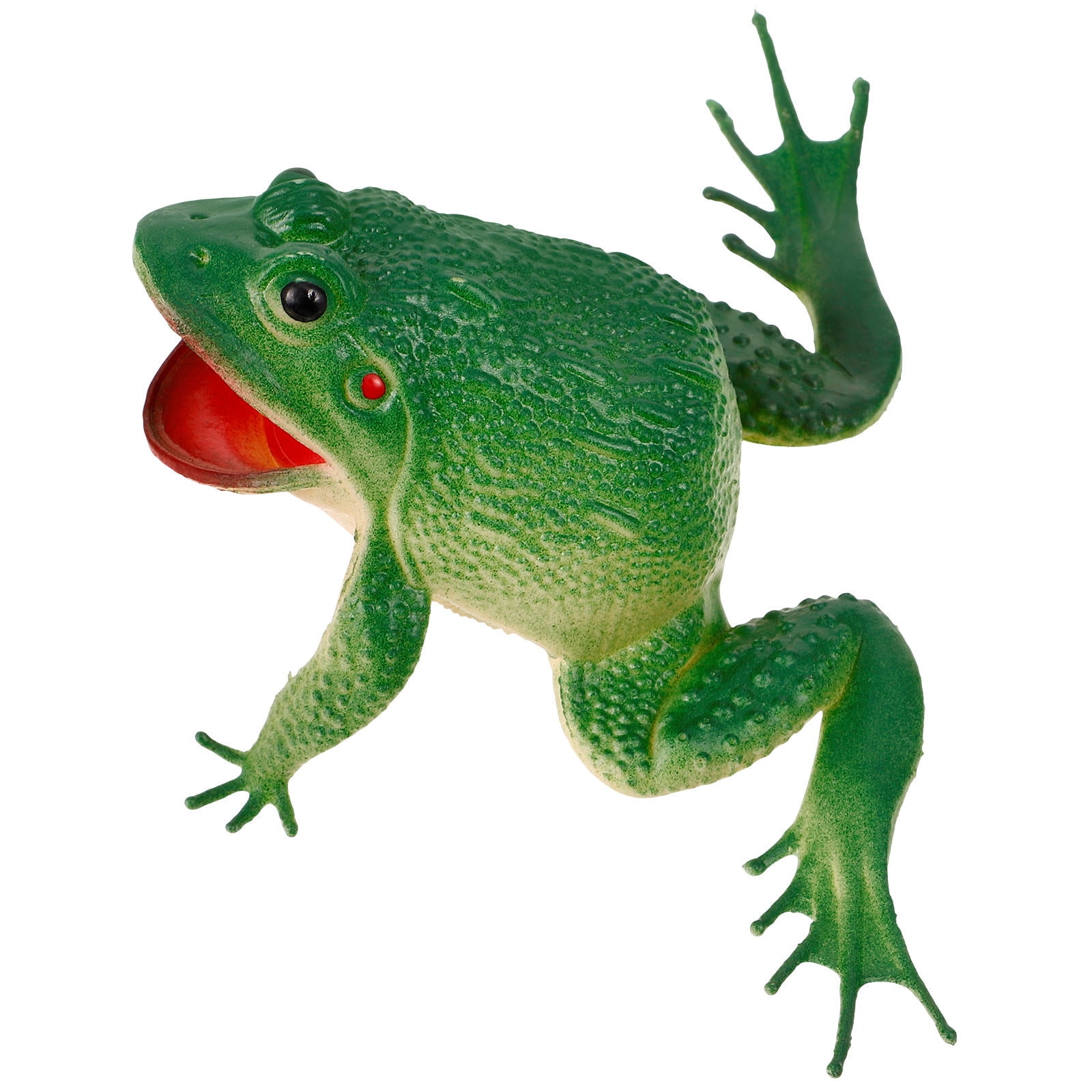 PAMINGONO 1Pack Cute Frog Decor PVC Frogs Model Realistic Design for ...