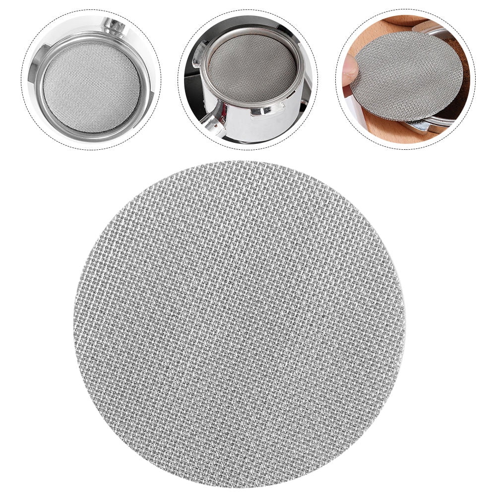 PAMINGONO Coffee Filter Metal Silver 1Set 2.1X2.1X0.07In - Walmart.com