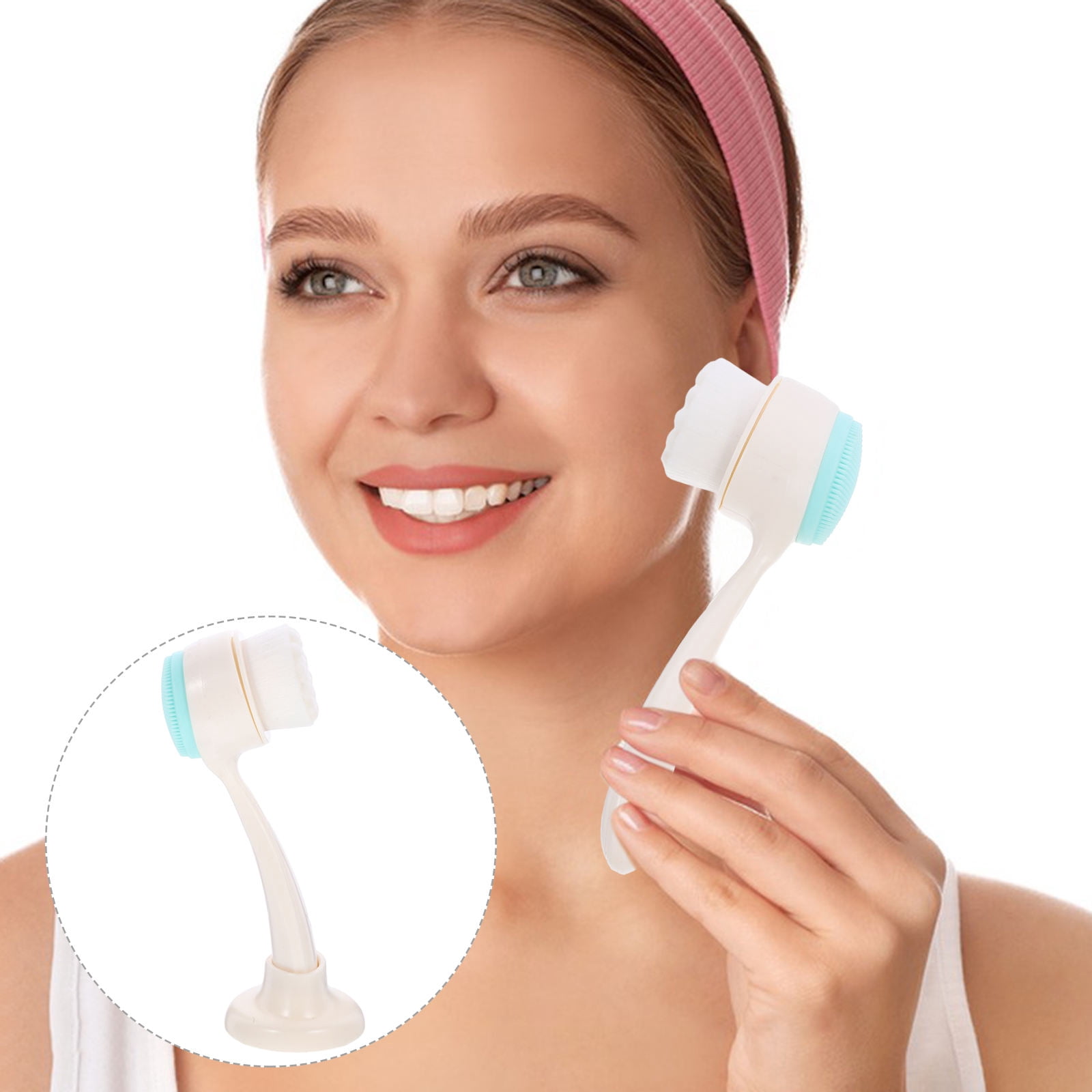 PAMINGONO 1Pack Face Cleansing Brush with Holder Design for Women and ...