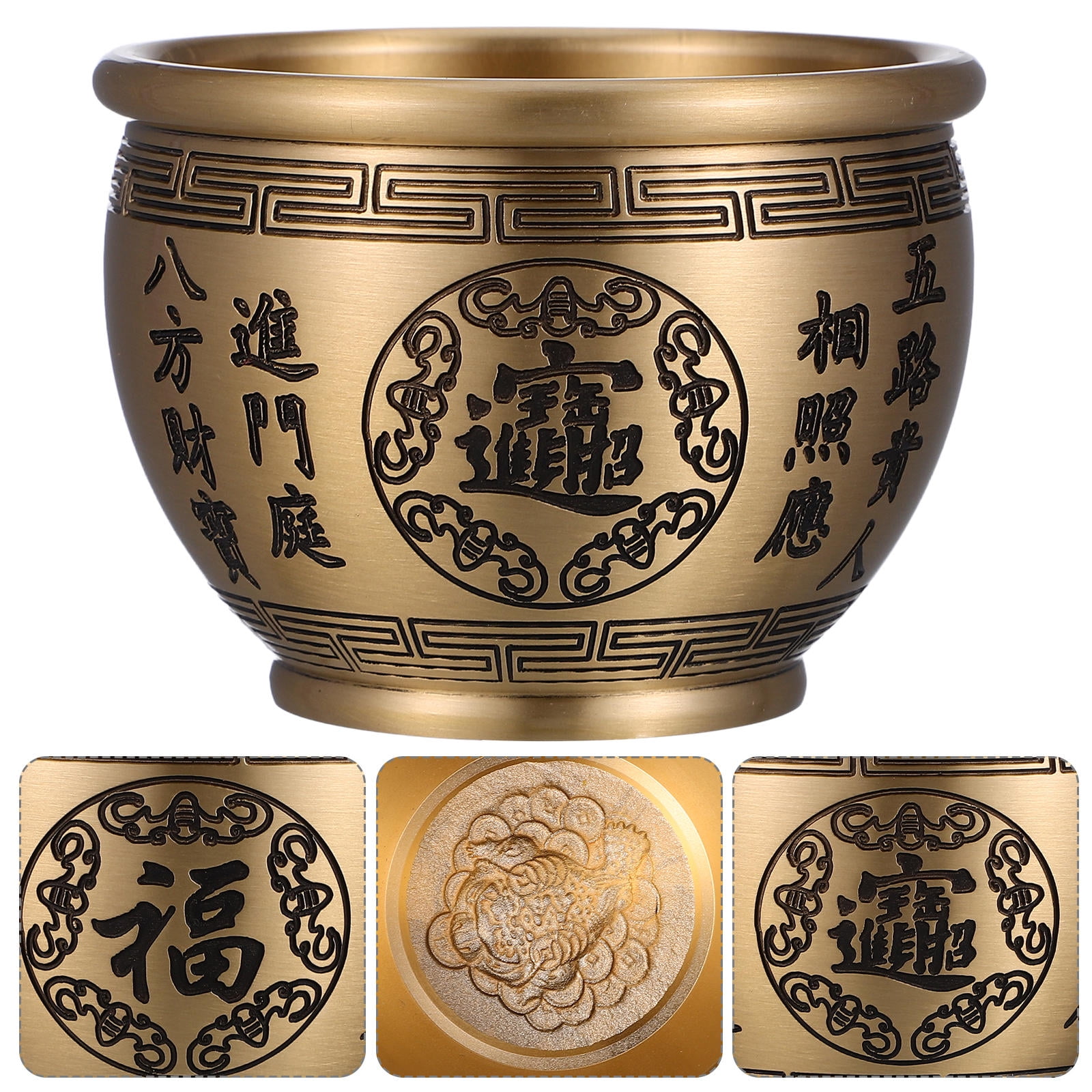 PAMINGONO 1Pack Feng Shui Treasure Basin for Office Ambiance ...