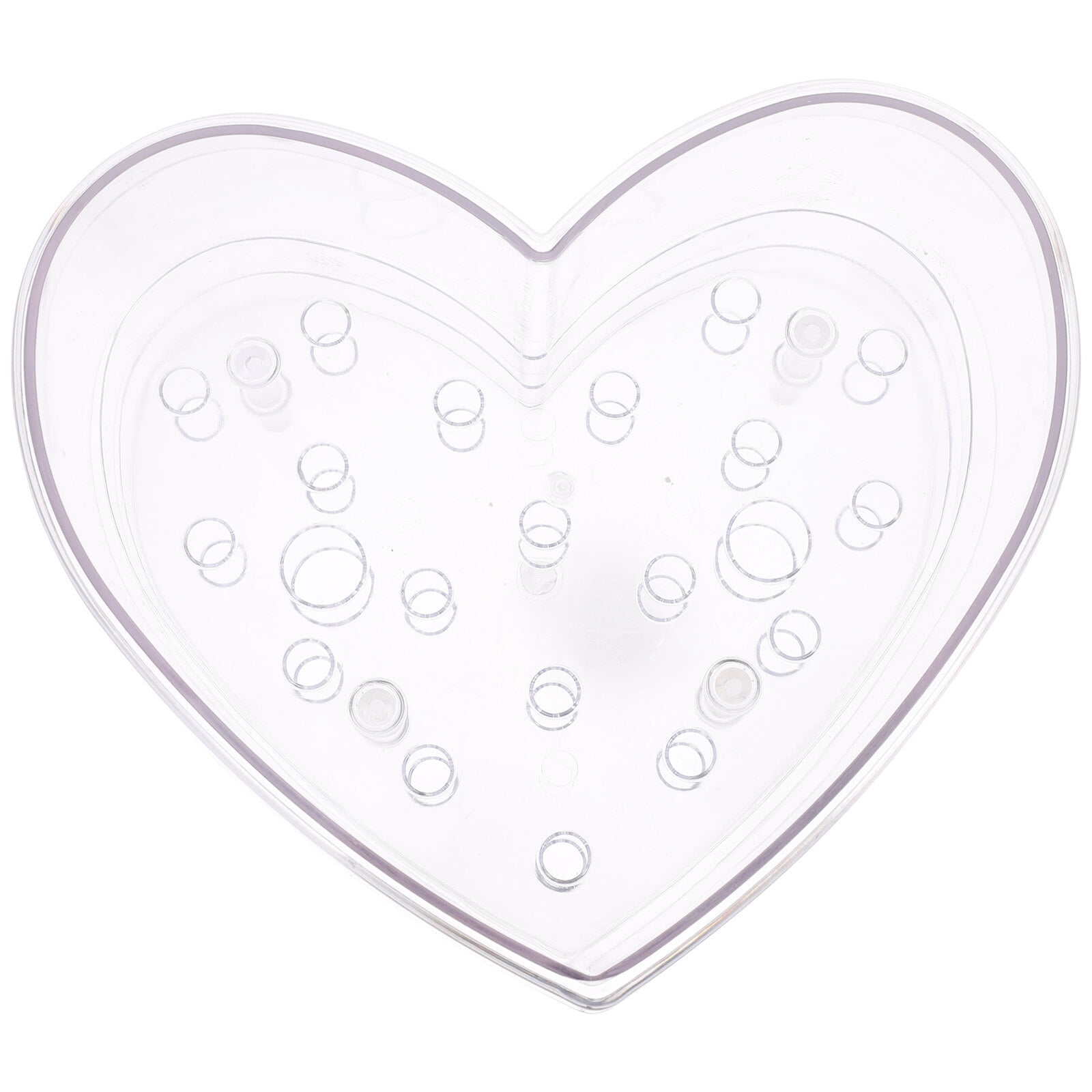 PAMINGONO 1Pack Heart Shaped Jewelry Box in Transparent Acrylic for ...
