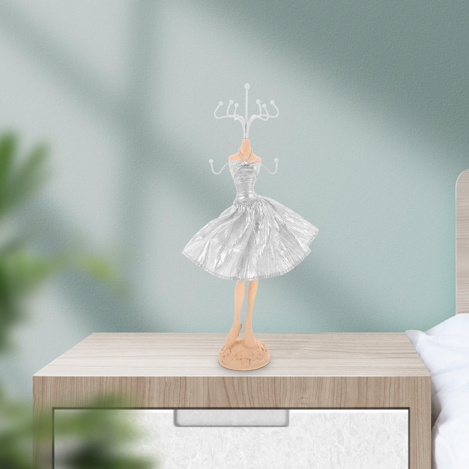 PAMINGONO 1Pack Jewelry Holder with Necklace Display Stand in Princess ...