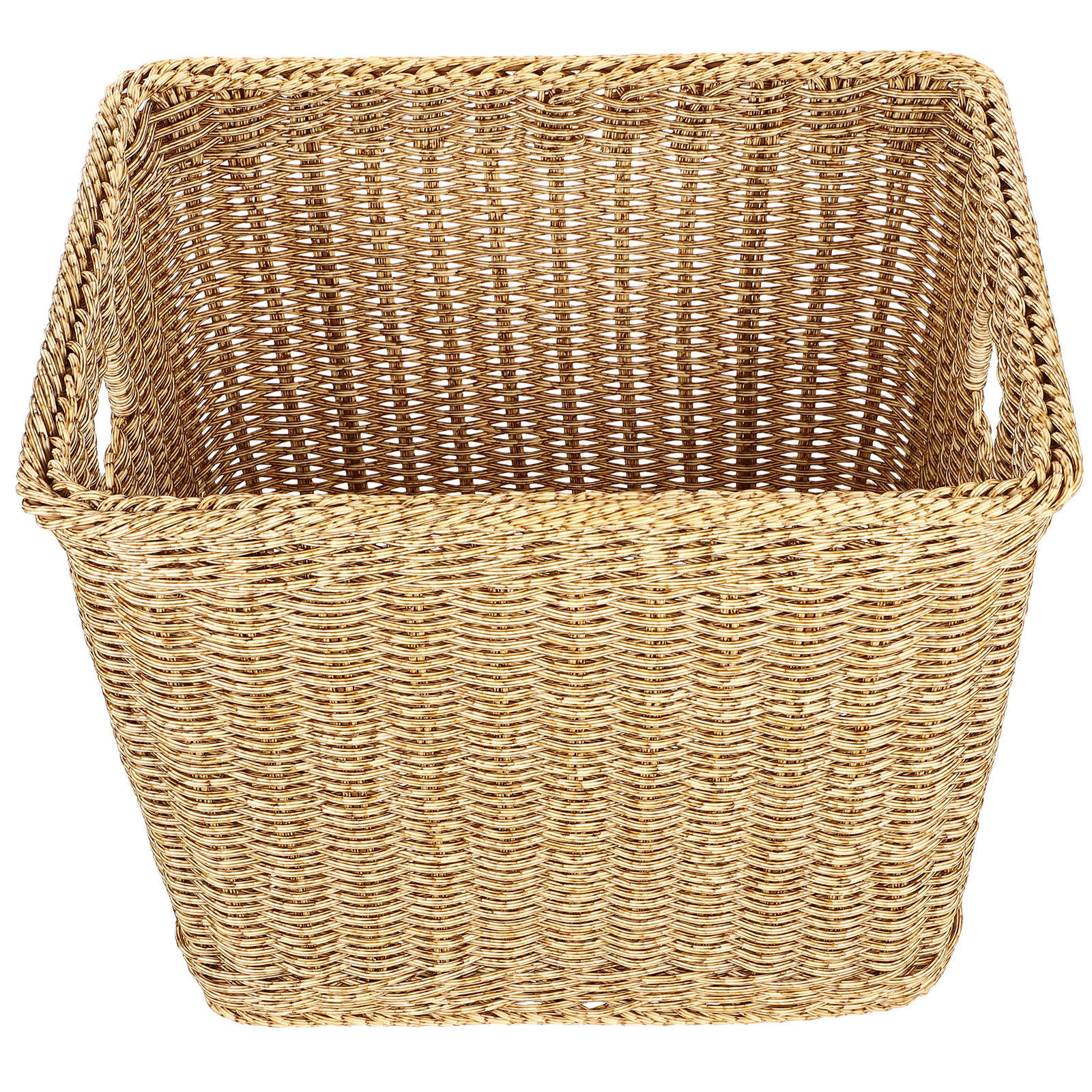PAMINGONO Homeowners Laundry Basket Beige Plastic Rattan 1Pcs - Walmart.com