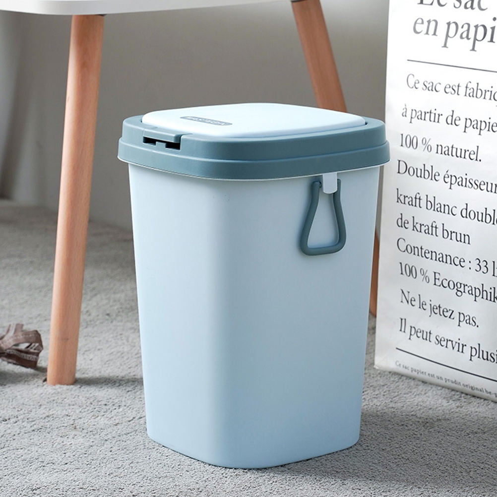 PAMINGONO Small Garbage Cans Sky-Blue 1Pack - Walmart.com