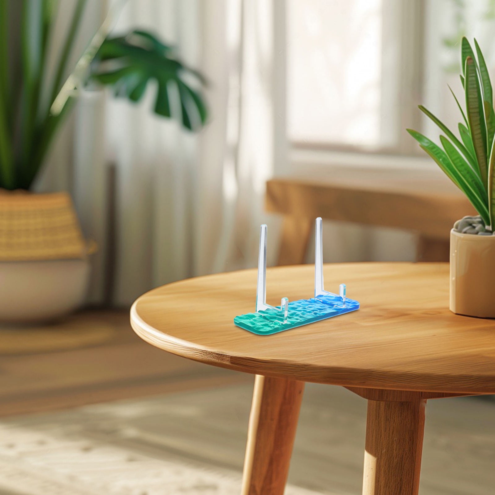 PAMINGONO 1Pack Minimalist Style Card Stands for Displaying Small Items ...