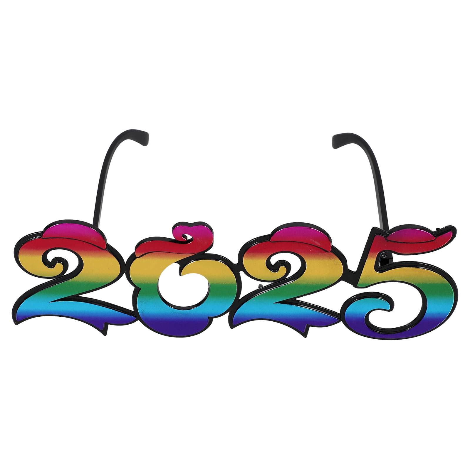 PAMINGONO 1Pack New Year Party Photography Props Eyeglass 2025 Number ...