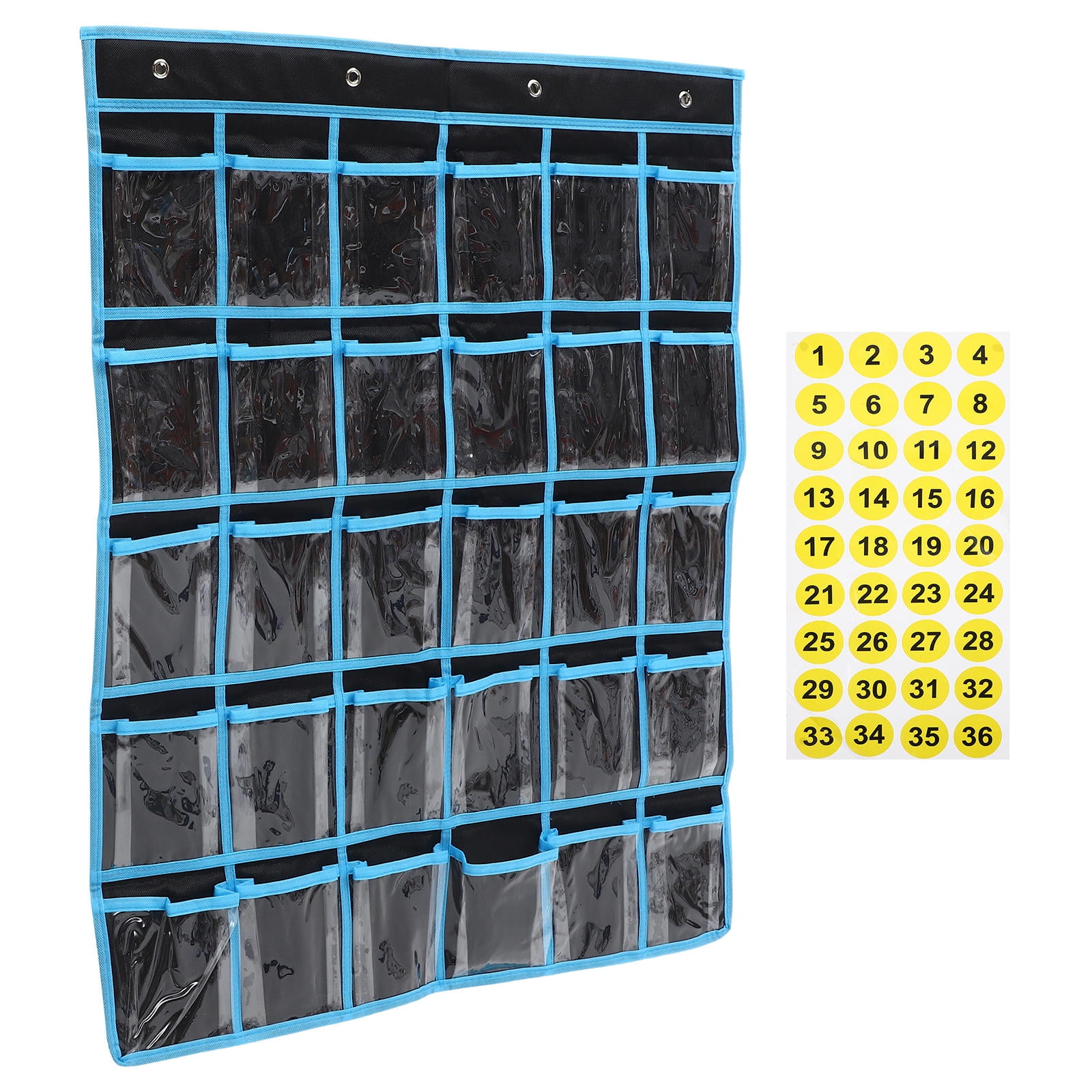 PAMINGONO 1Pack Numbered Classroom Organizer Phone Pocket for Office ...