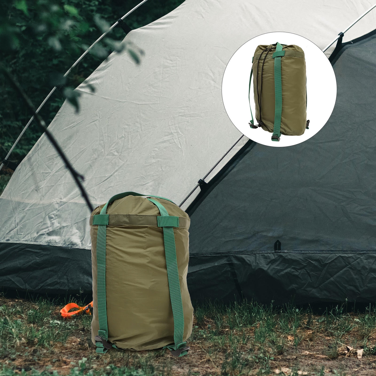 PAMINGONO 1Pack Nylon Rectangular Clothes Storage Pouch for Camping ...