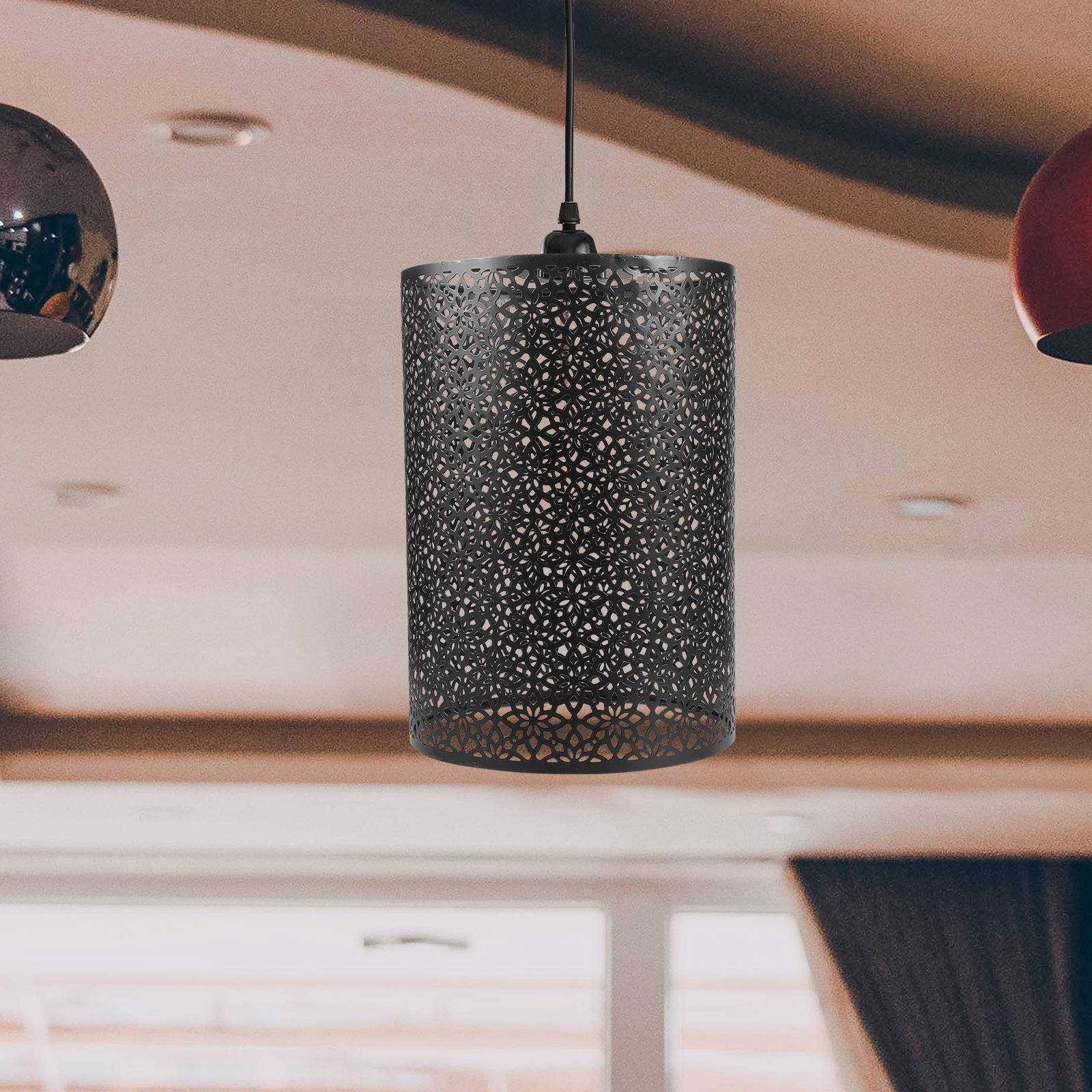 PAMINGONO 1Pack Pendant Hanging Lamp Shade Metal For Floor Lamps Simple ...