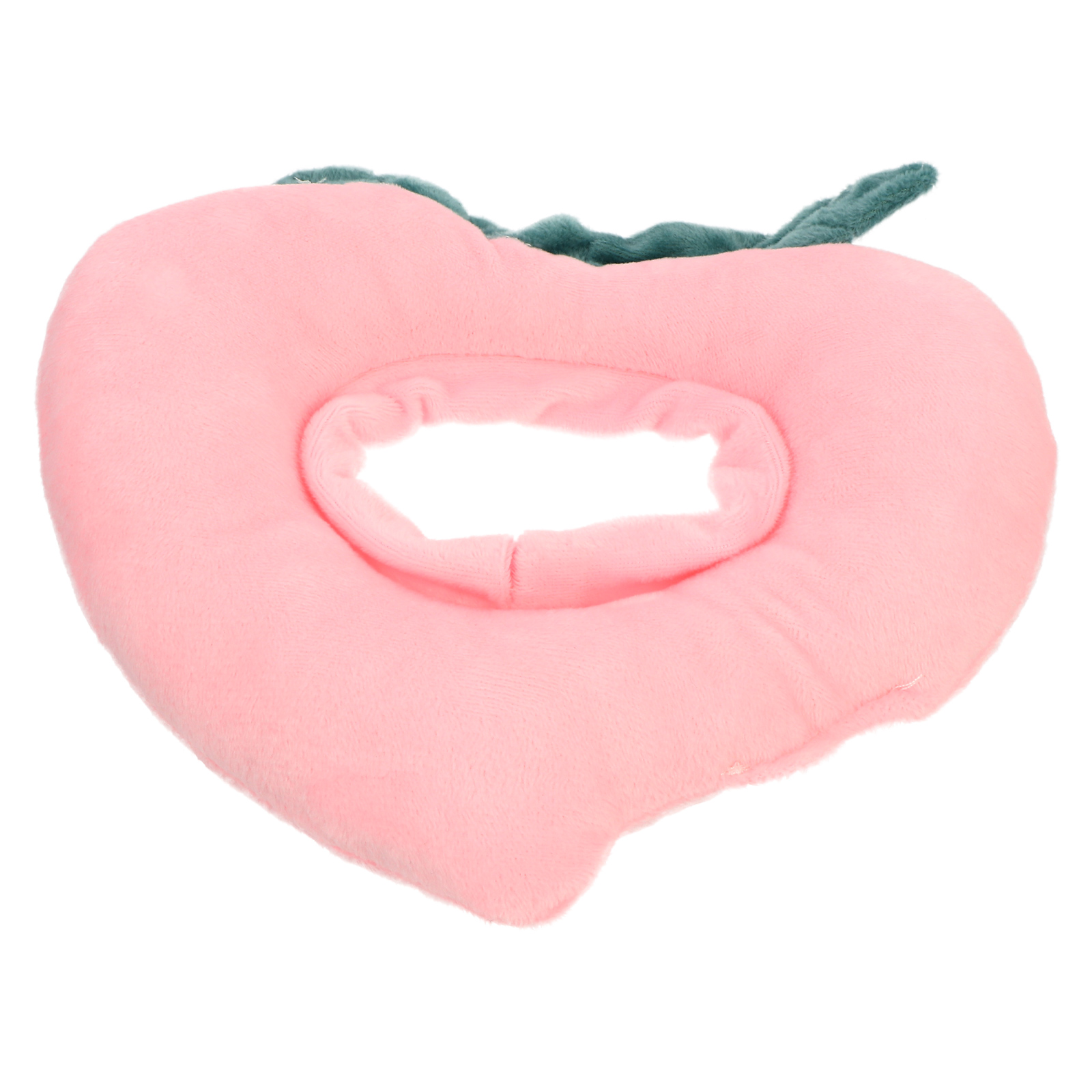 PAMINGONO 1Pack Pink Plush Fruit Neck Cone for Pet Licking and Chewing ...
