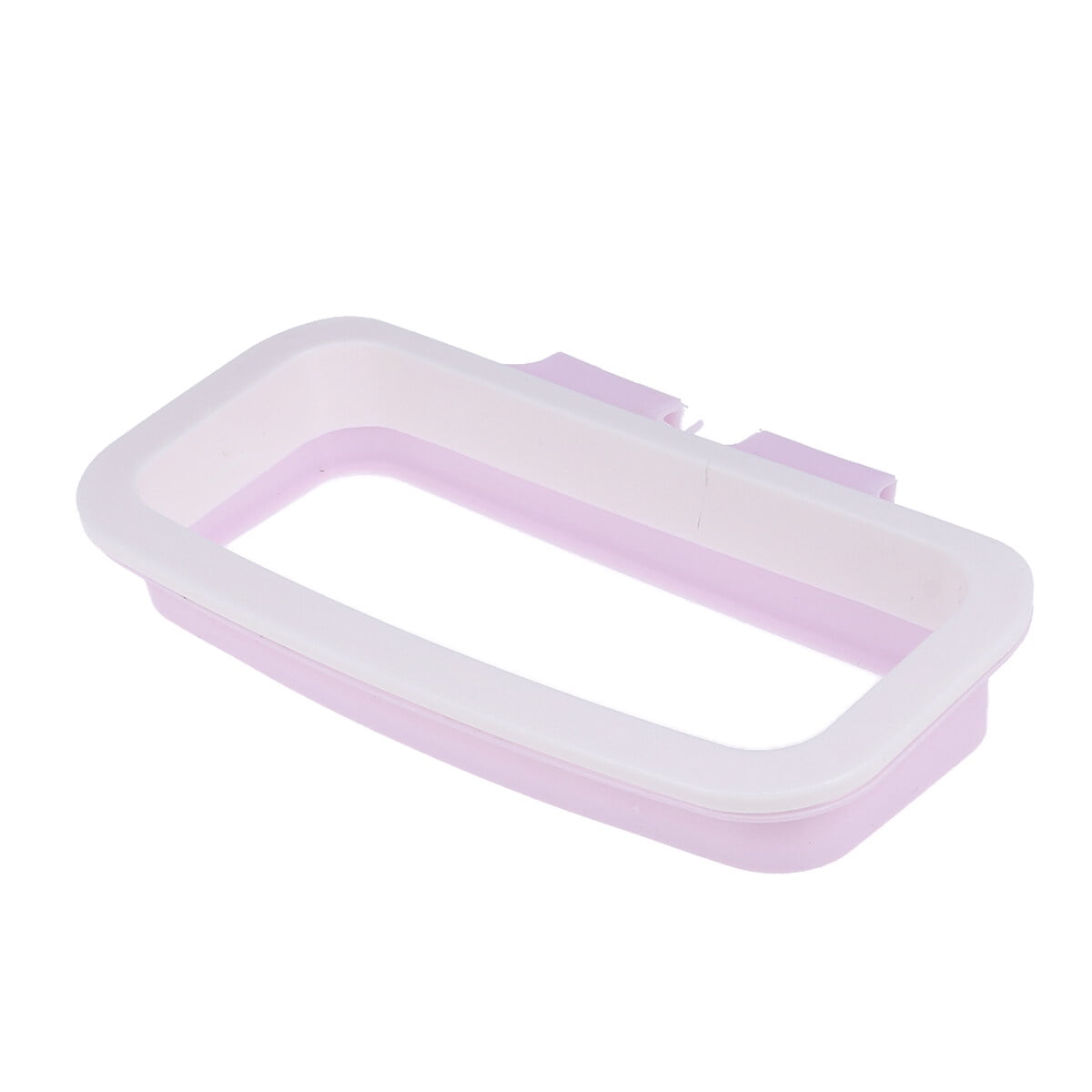 PAMINGONO 1Pack Plastic Bag Holder Hanger Trash Bag Rack Purple PP ...