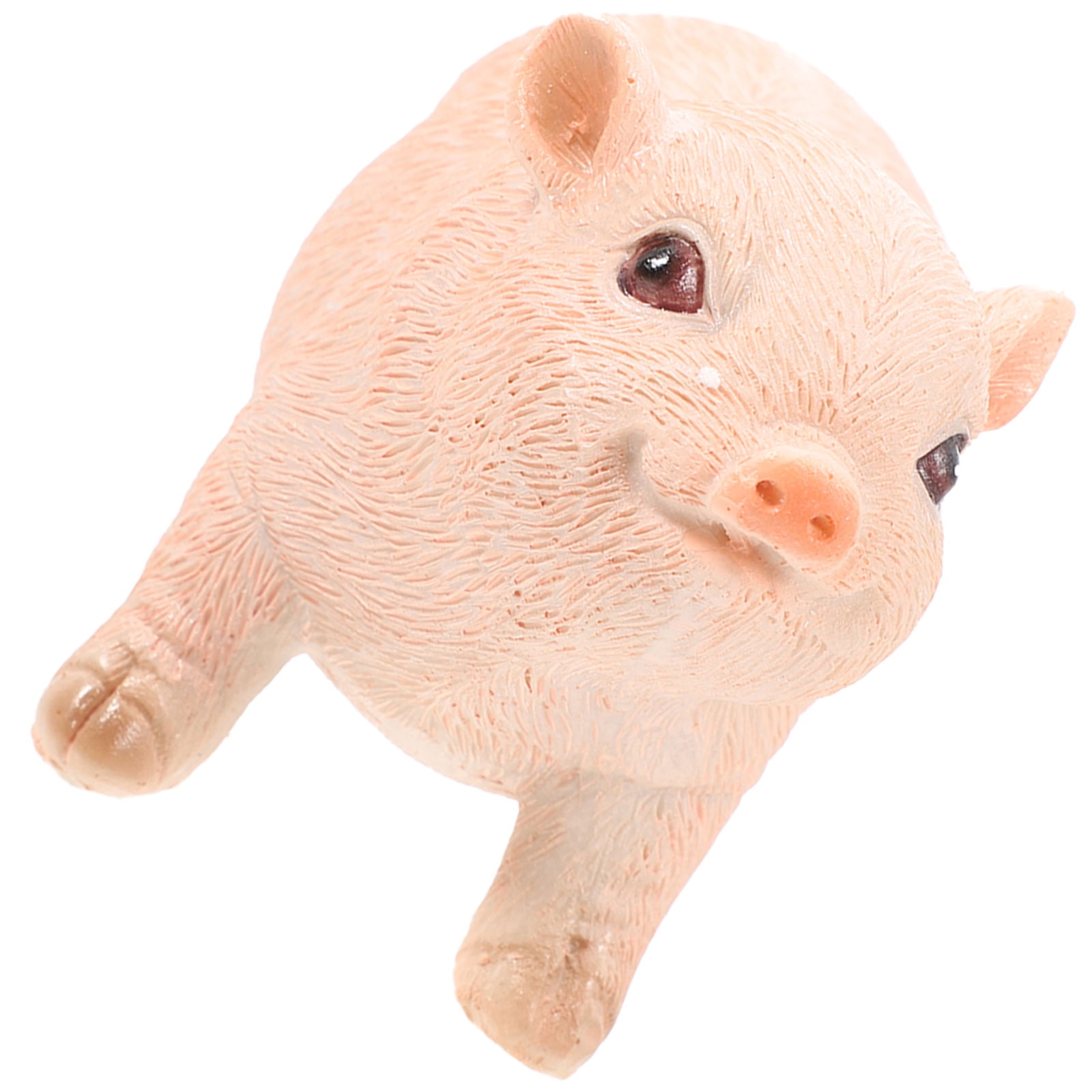 PAMINGONO 1Pack Realistic Pig Statue for Kids and Desktop or Garden ...