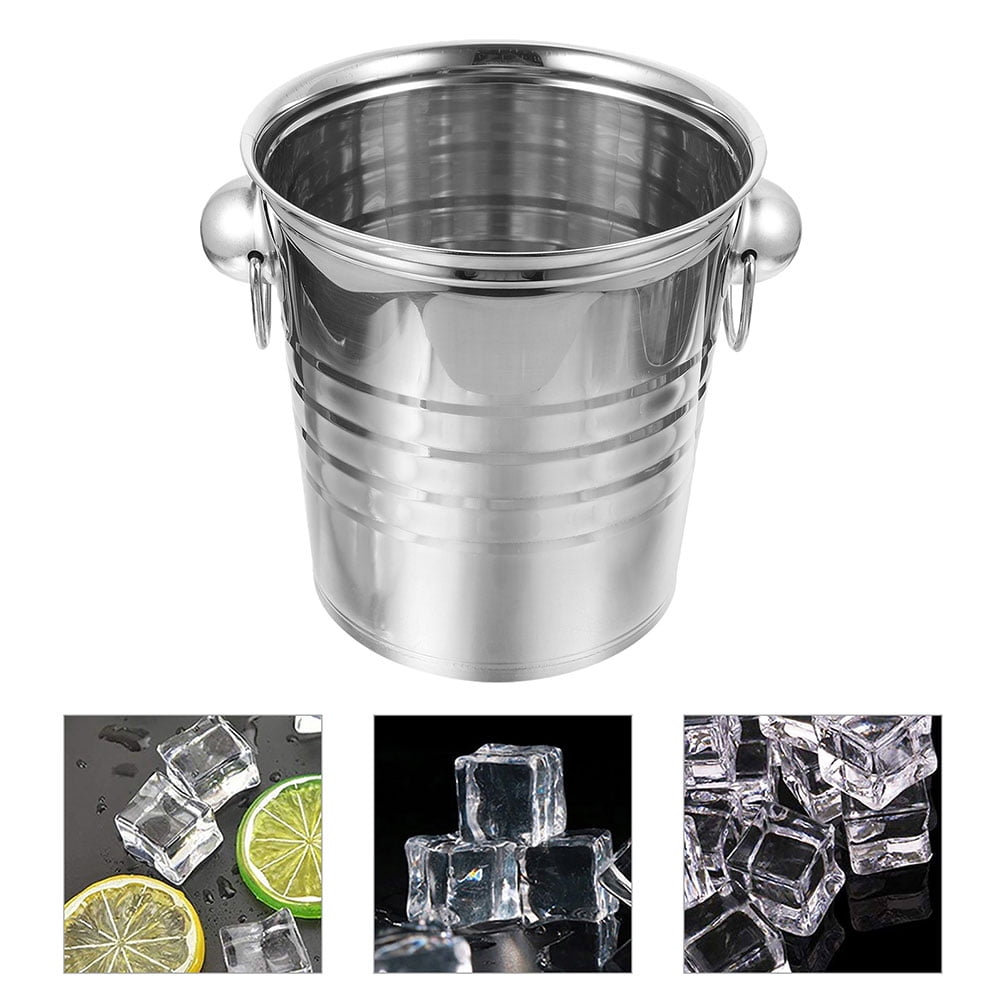 PAMINGONO 1Pack Round Iced Bucket for Adults Suitable for Bar and ...