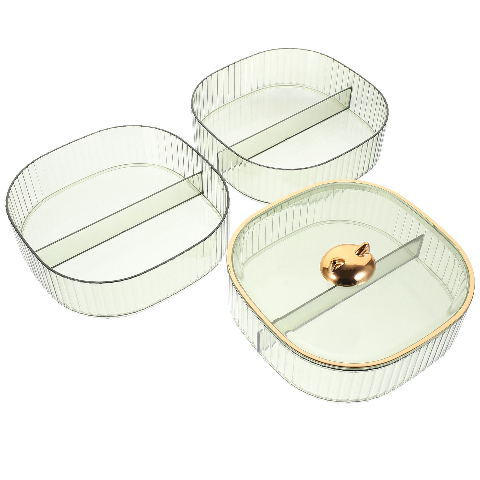 PAMINGONO Snacks Serving Box Multi Layer Candy Snack Transparent ...