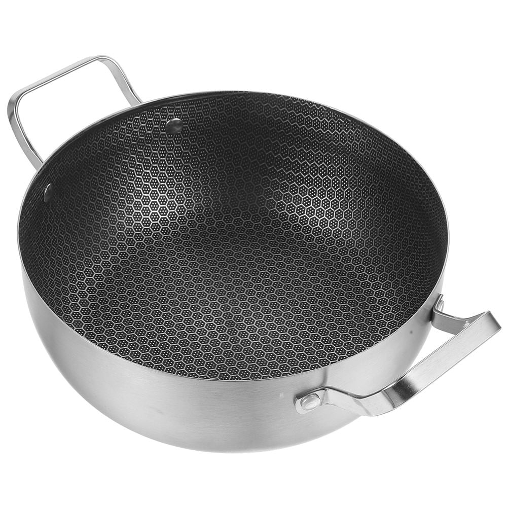 PAMINGONO Heavy Bottom Pot Stainless Steel Cooking Pot Silver 1Pcs 7 ...