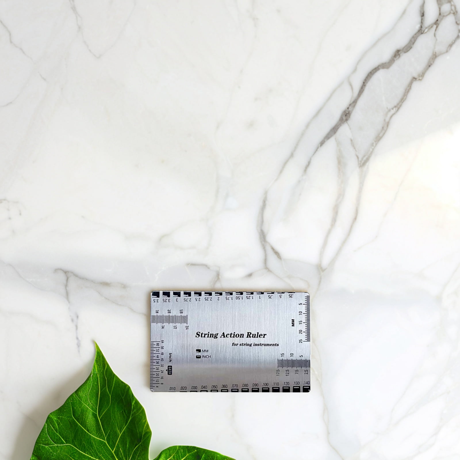 PAMINGONO 1Pack Steel Guitar String Action Gauge Ruler for Bass and ...