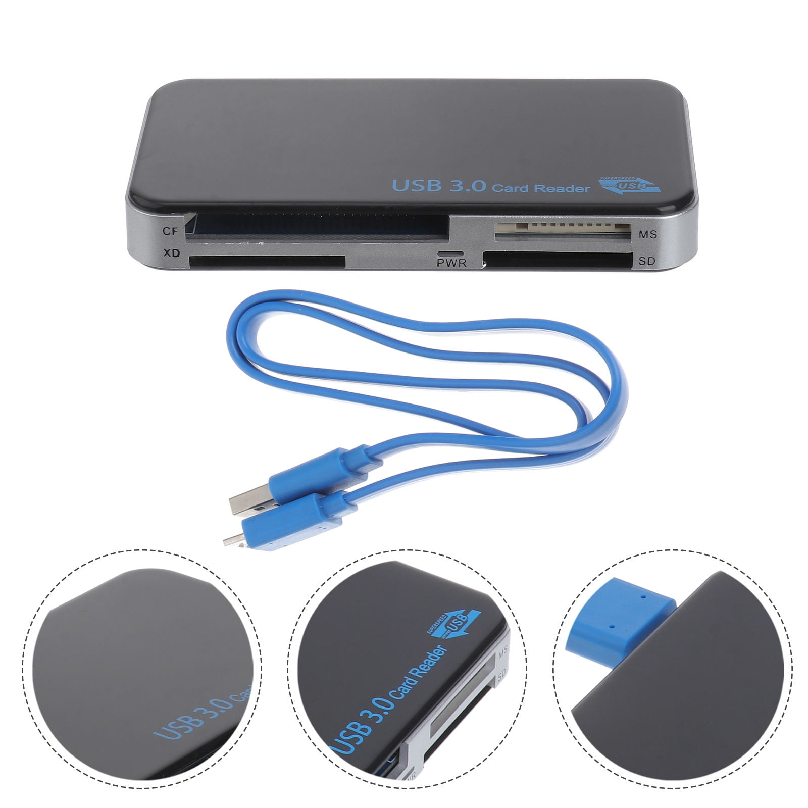 PAMINGONO 1Pack USB 3.0 Compact Flash Card Reader with Functionality ...